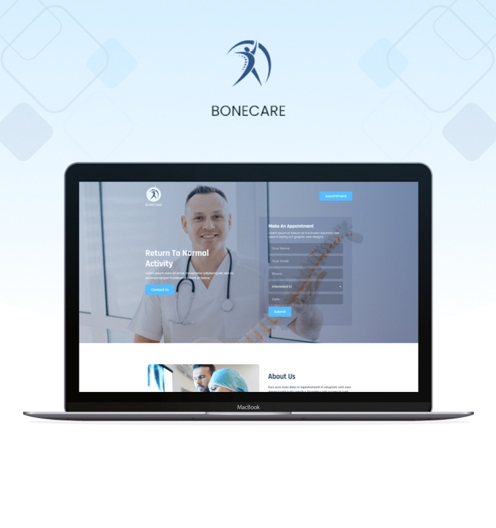 Bonecare - Orthopaedic Treatments Elementor Landing Page