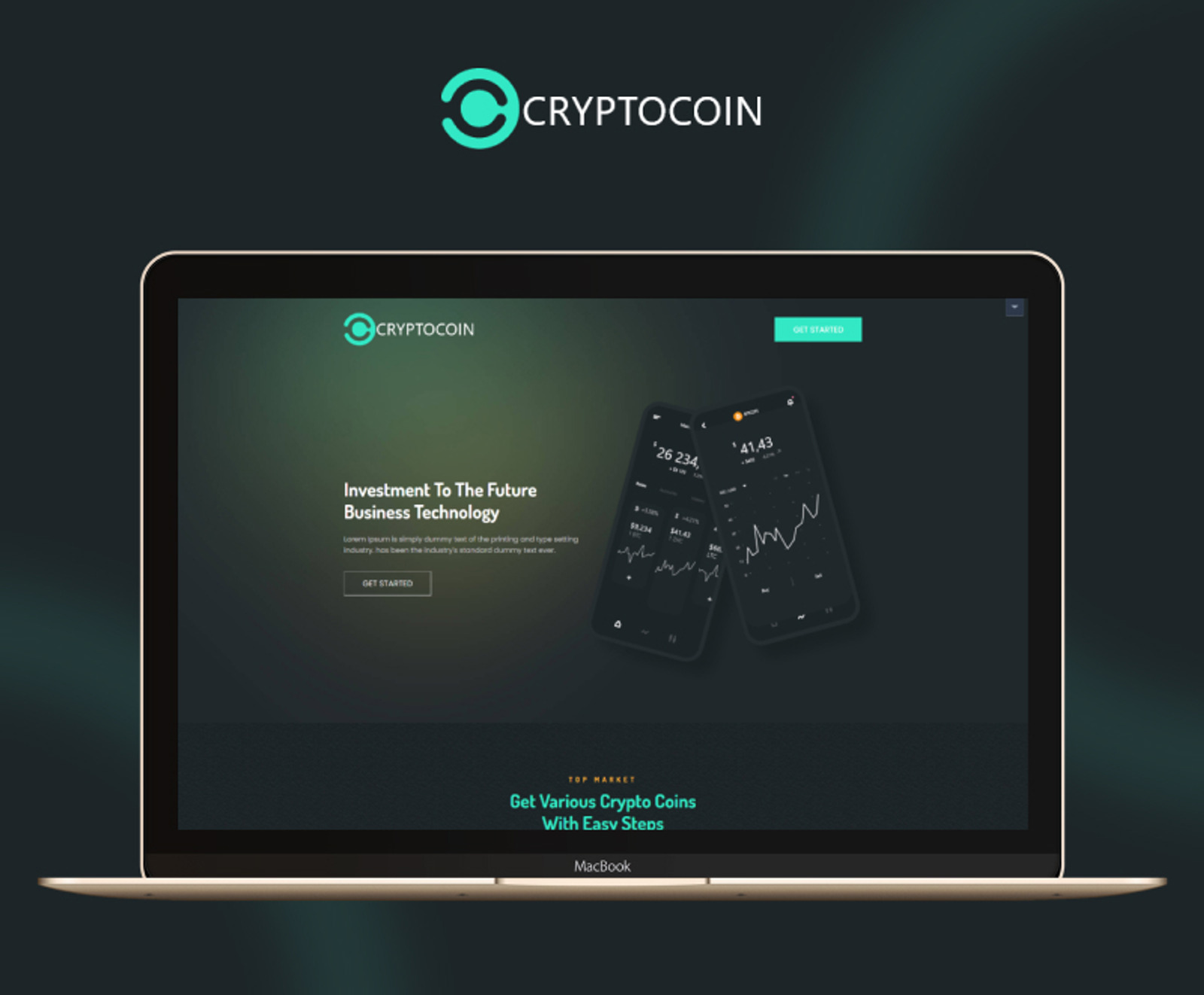 CryptoCoin - Crypto Currency Elementor Template