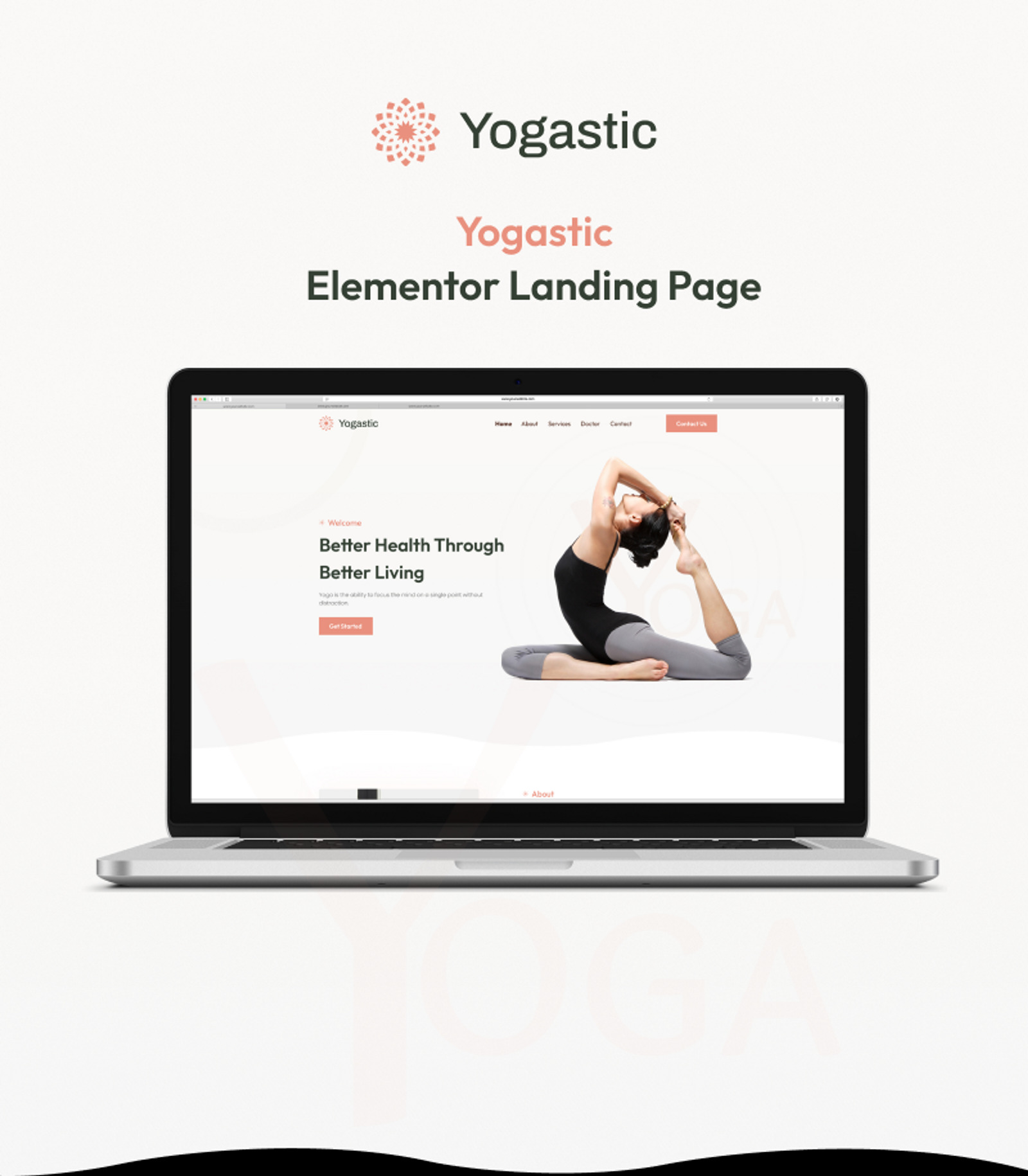 Yogastic - Yoga Class Elementor Landing Page