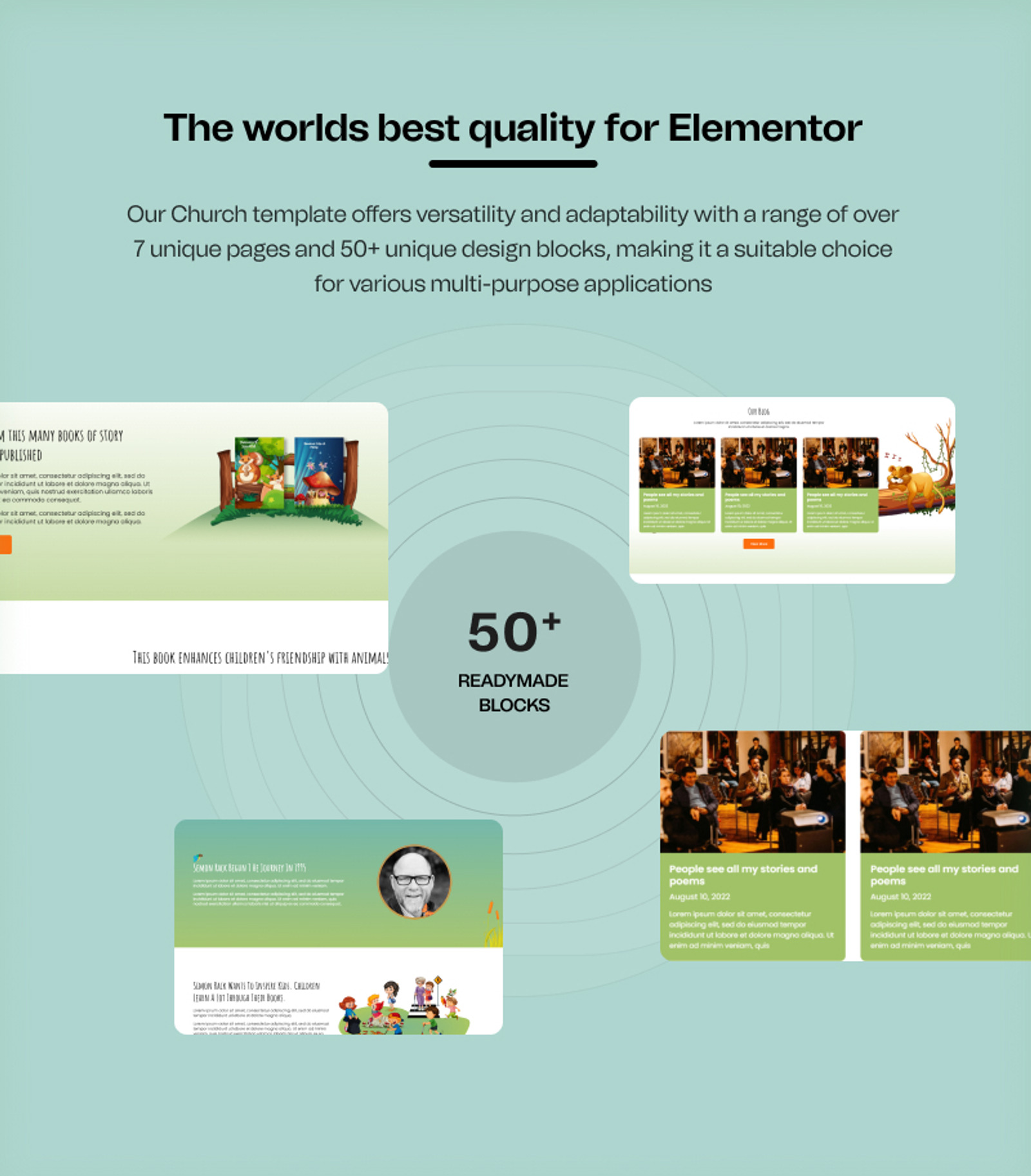 Little-talk - Children Stories Services Elementor Template Kit