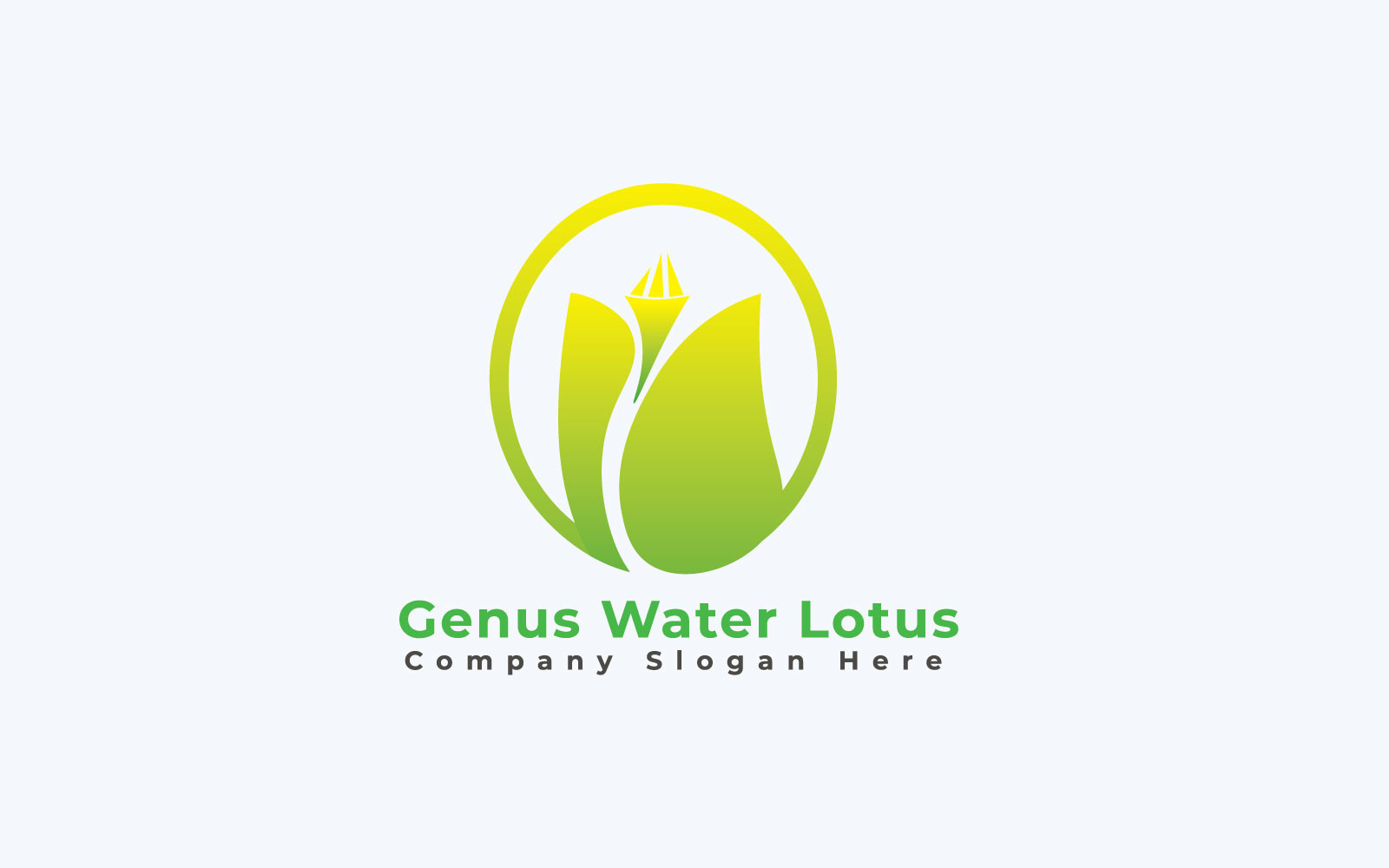 Genus Water Lotus Logo Template #184803 - TemplateMonster