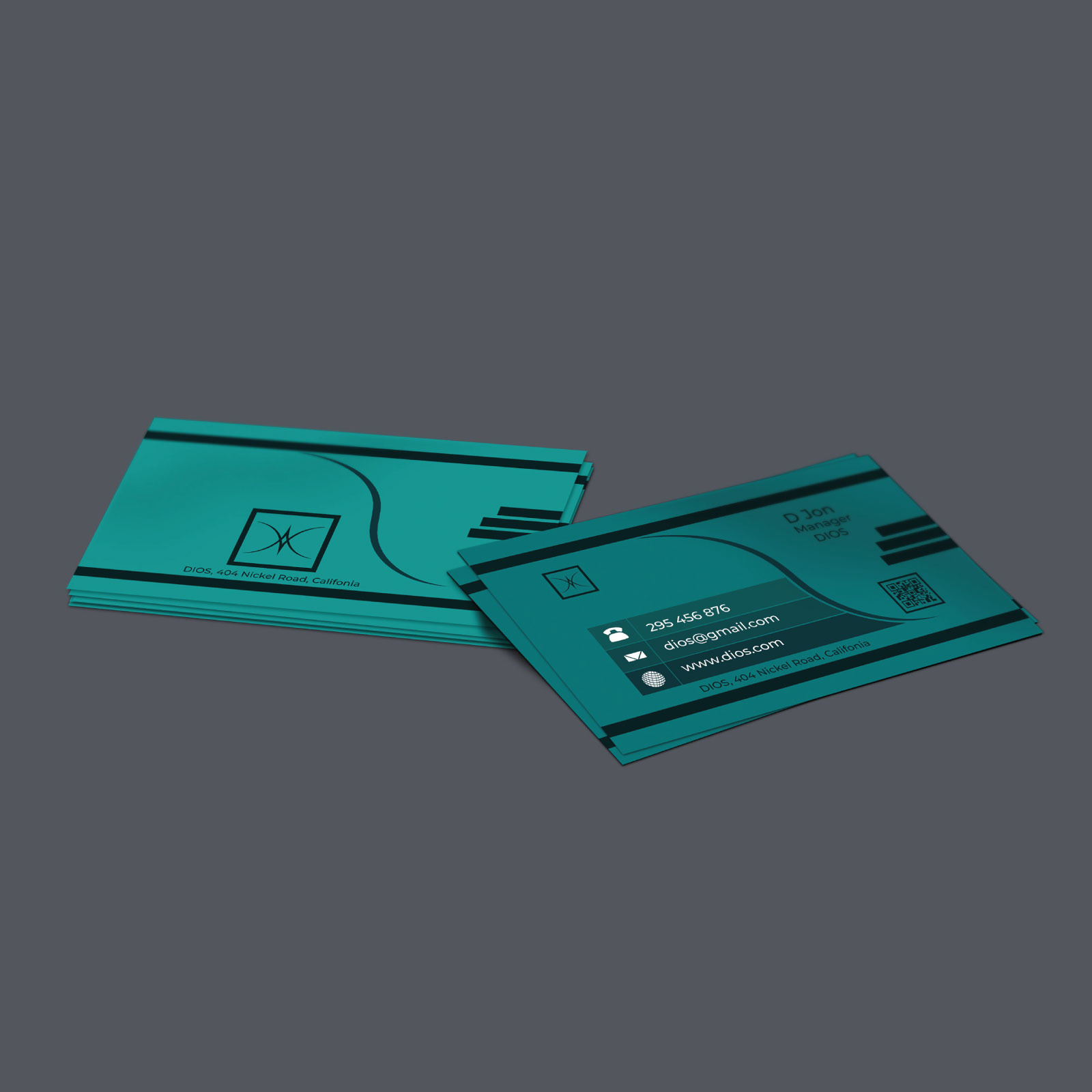 Stock Company Identity Сard Template - TemplateMonster