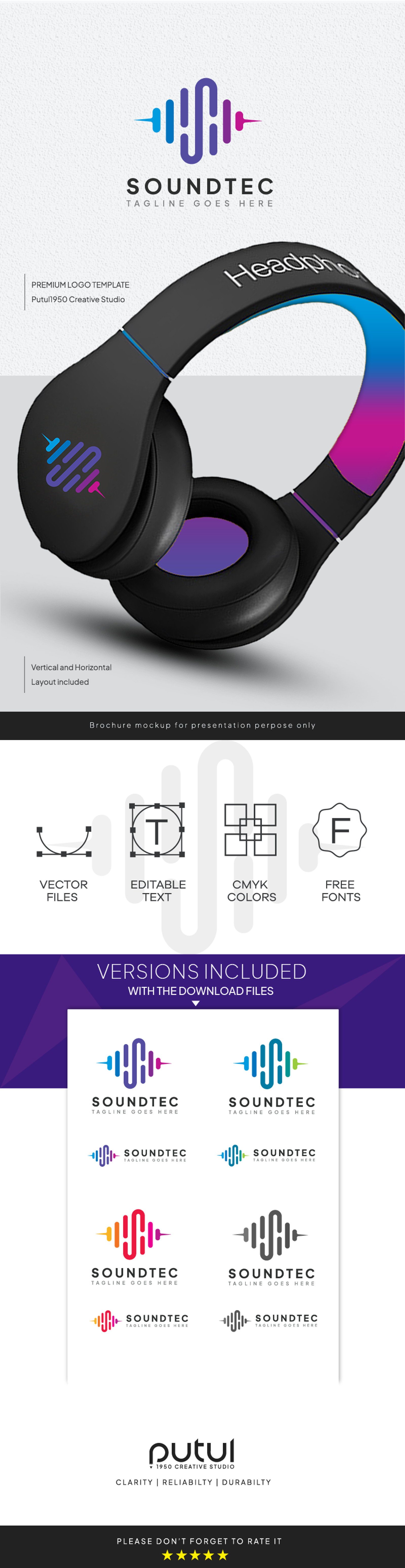 Sound Technologies Logo Template #160390 - TemplateMonster