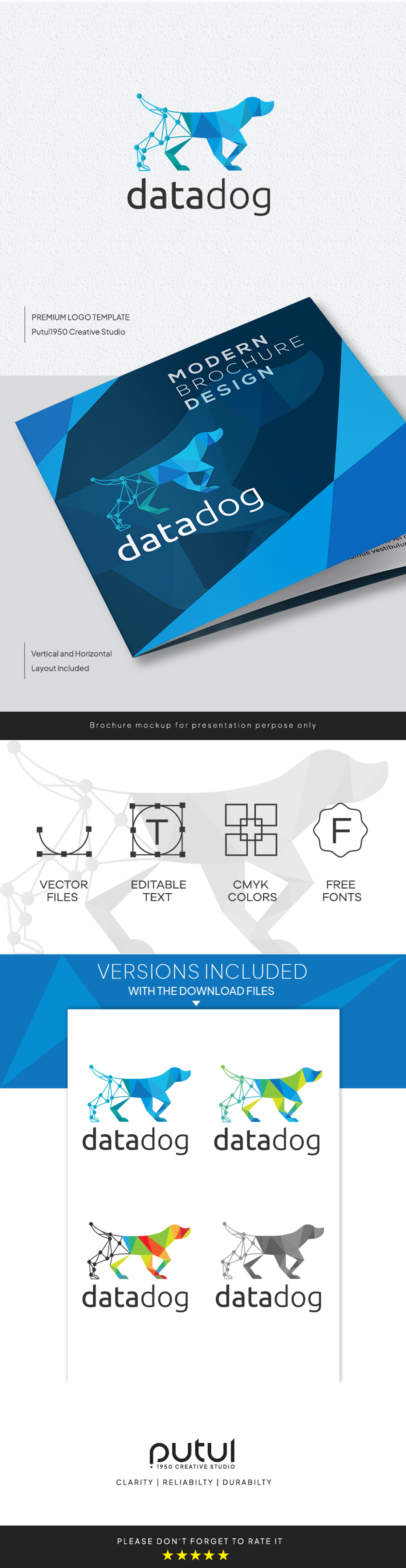 DataDog Logo Template #160291 - TemplateMonster