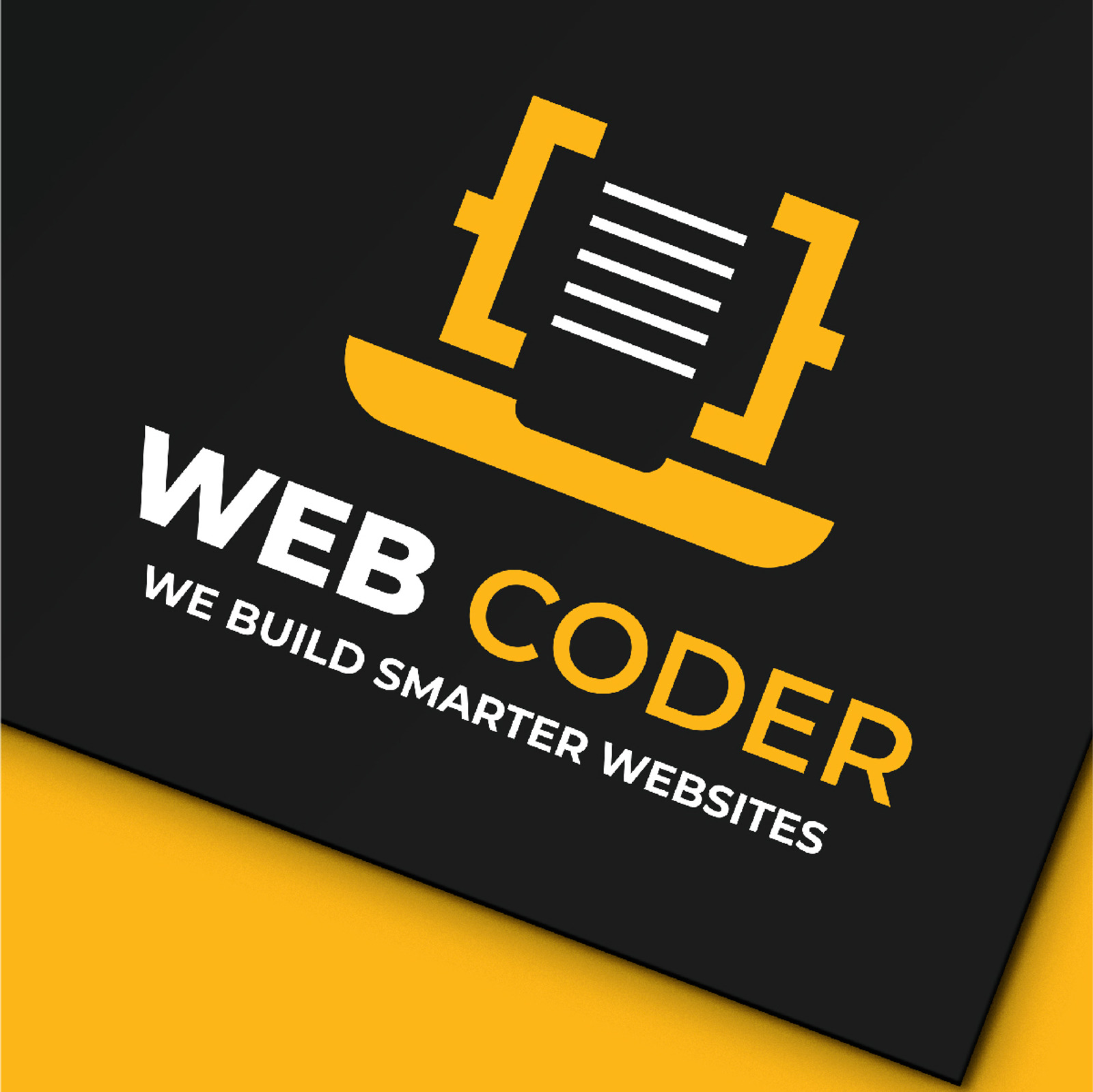Web Coder Minimalist Logo Template #188698 - TemplateMonster