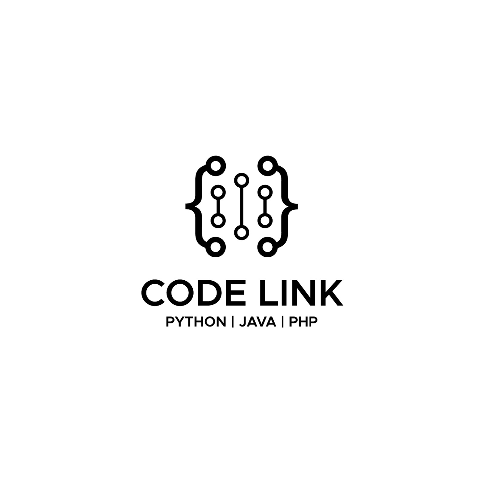 Code Link Logo Template | Specially Design For Coders