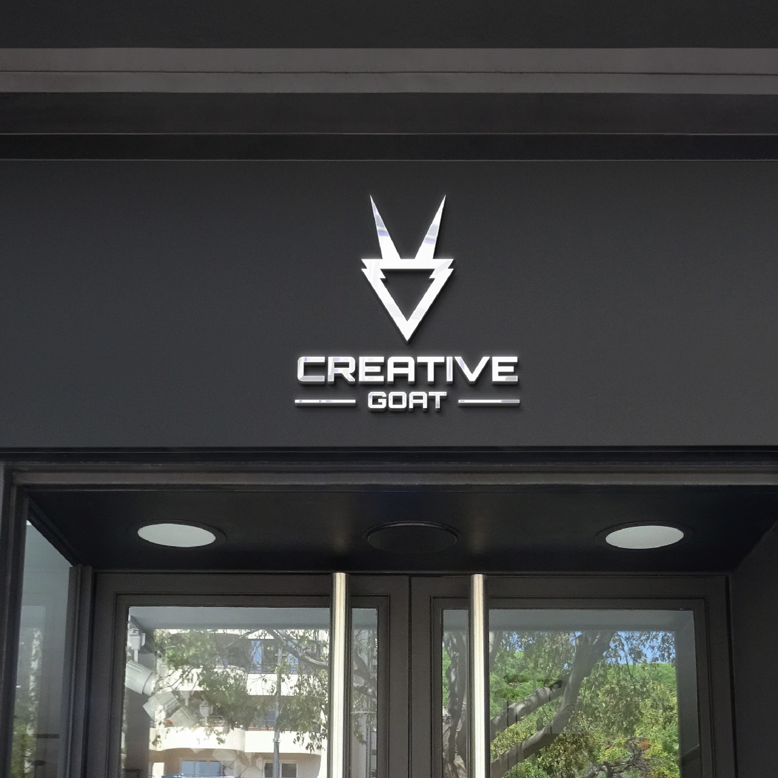 Creative Goat Logo Template #189857 - TemplateMonster