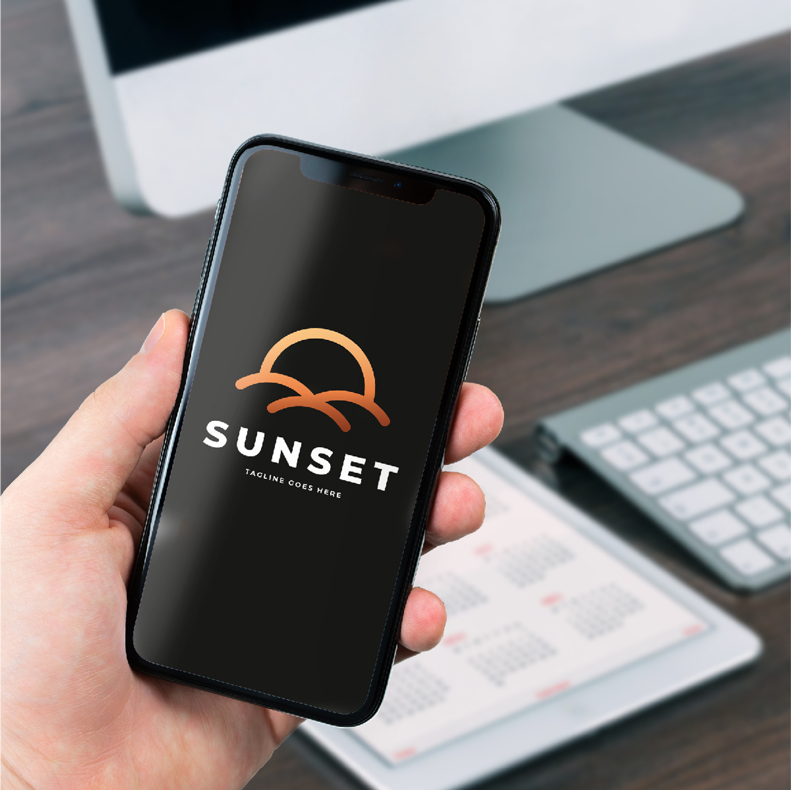 Sunset Logo Is Perfect For Many Kinds Of Businesses And Personal Use