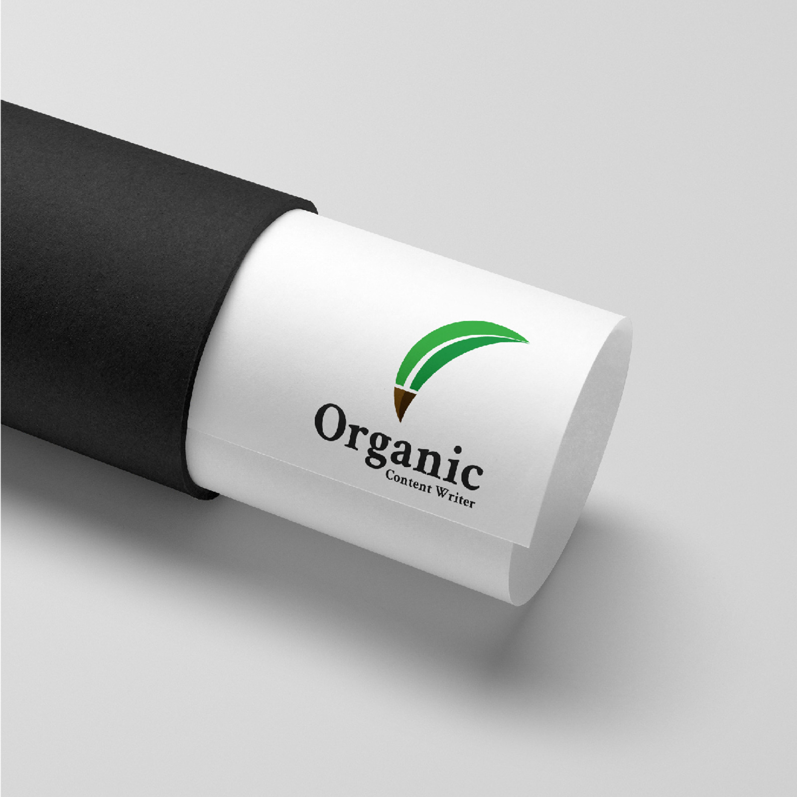Organic Content Writer Logo Template | Specially Design For Content ...
