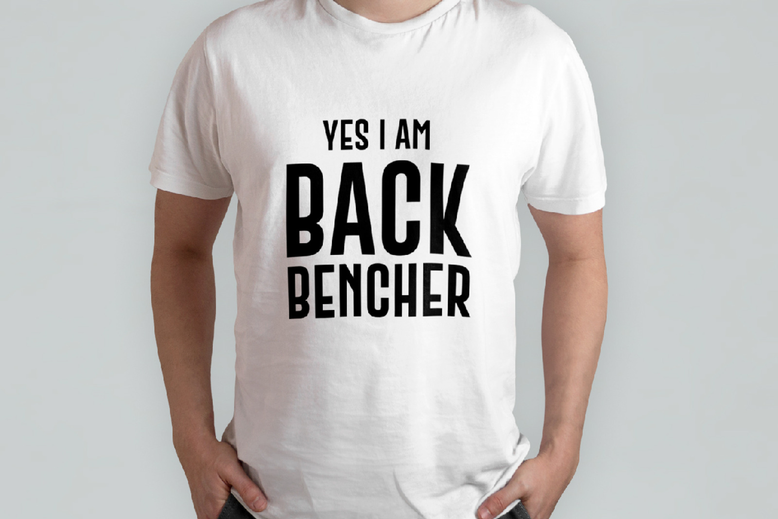 I am Back Bencher T-Shirt Design Vector - TemplateMonster