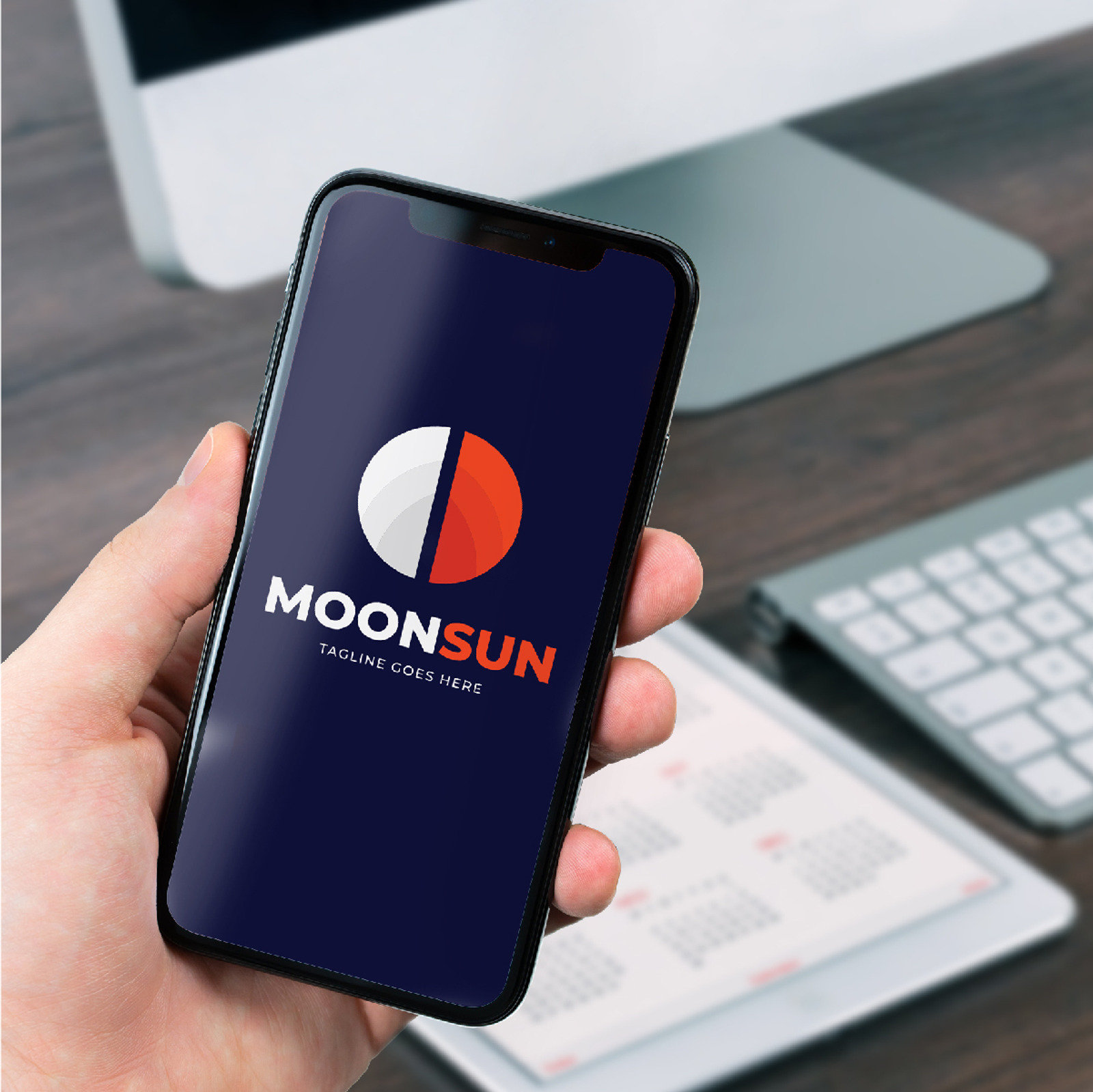 MoonSun Logo Is Perfect For Many Kinds Of Businesses And Personal Use