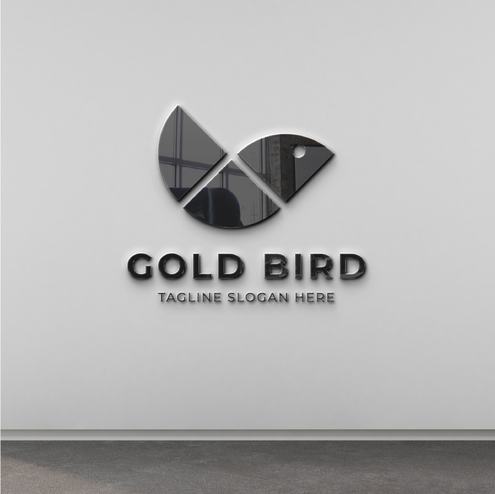 Gold Bird Logo Template | Perfect For Many Kinds Of Creative Businesses ...