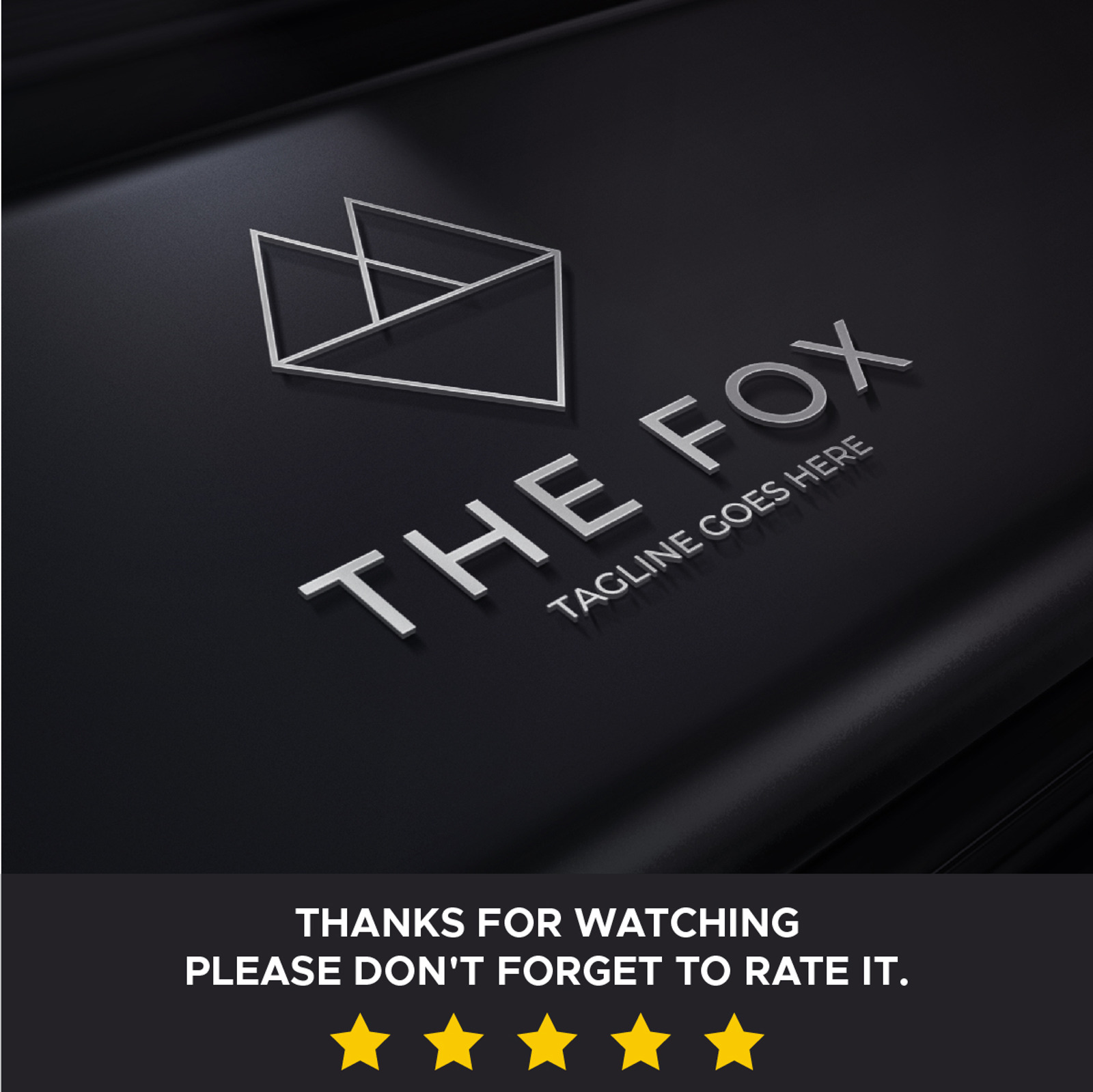 Fox Minimalist Logo Template #198125 - TemplateMonster