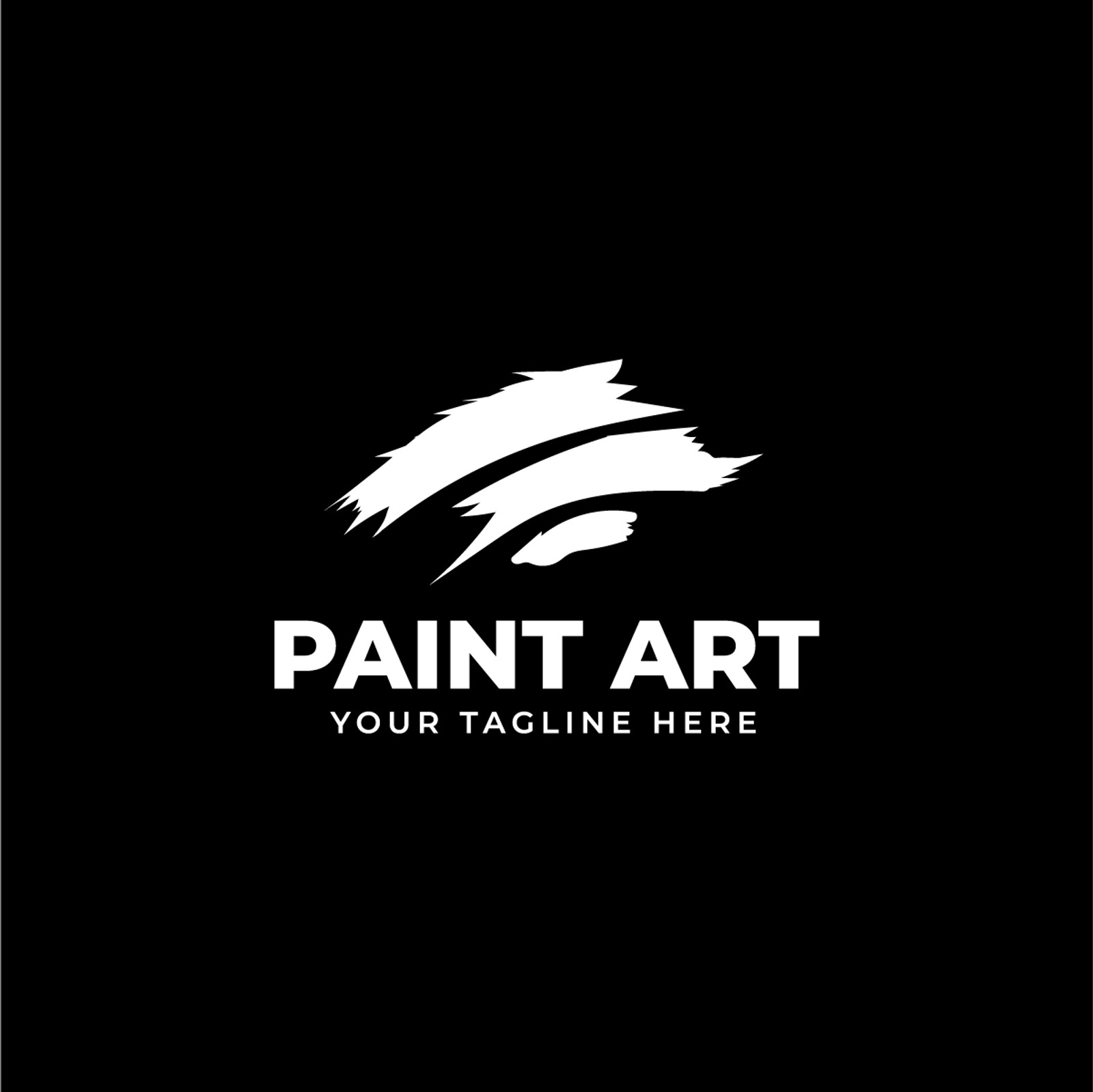 Paint Art Logo Template | Specially Design For Creative Businesses And ...