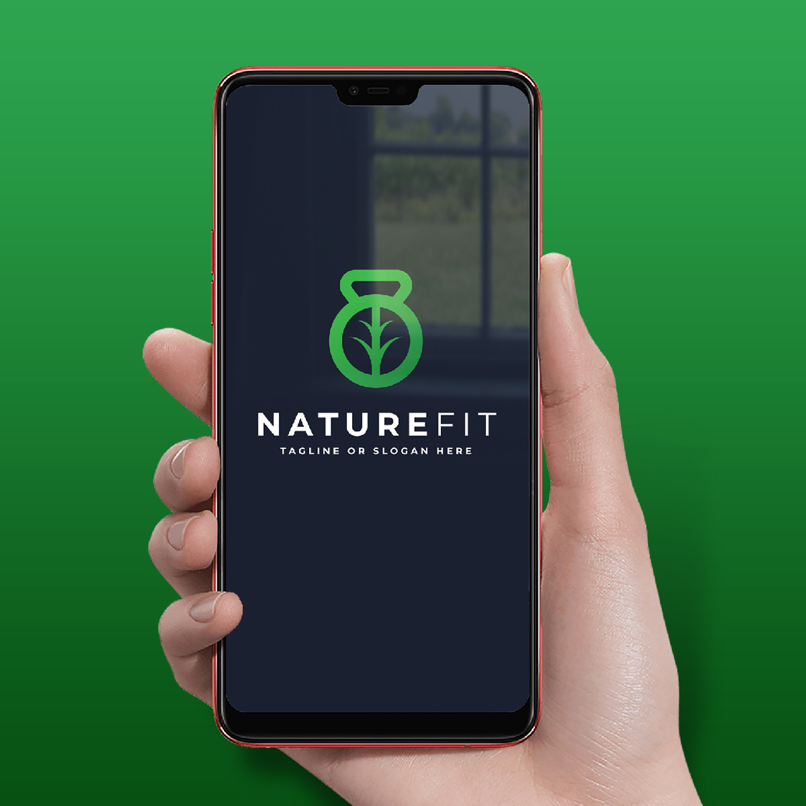 NatureFit Minimalist Logo Template #191076 - TemplateMonster
