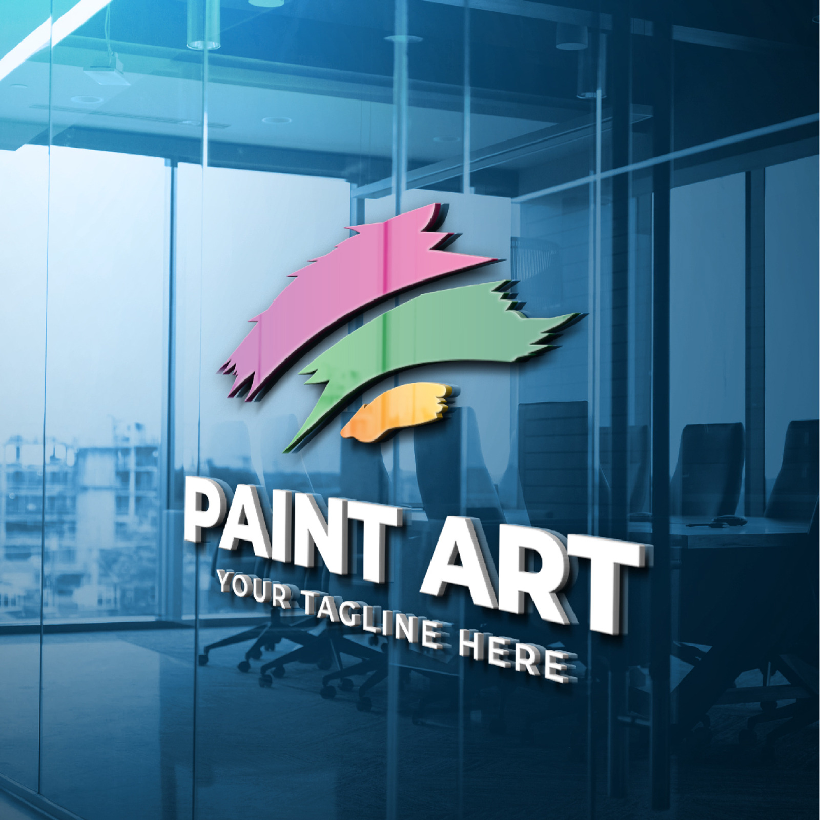 Paint Art Logo Template | Specially Design For Creative Businesses And ...