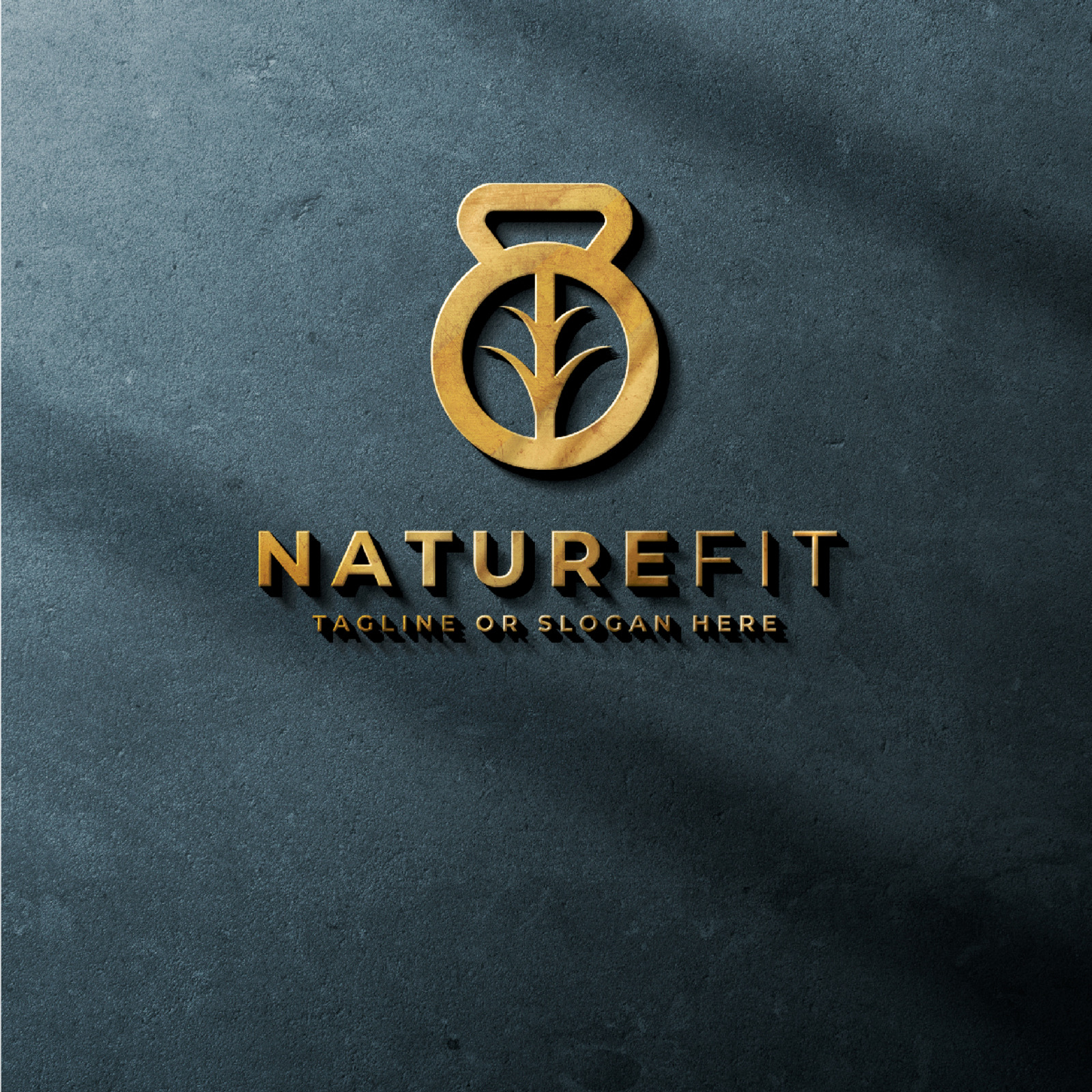 NatureFit Minimalist Logo Template #191076 - TemplateMonster