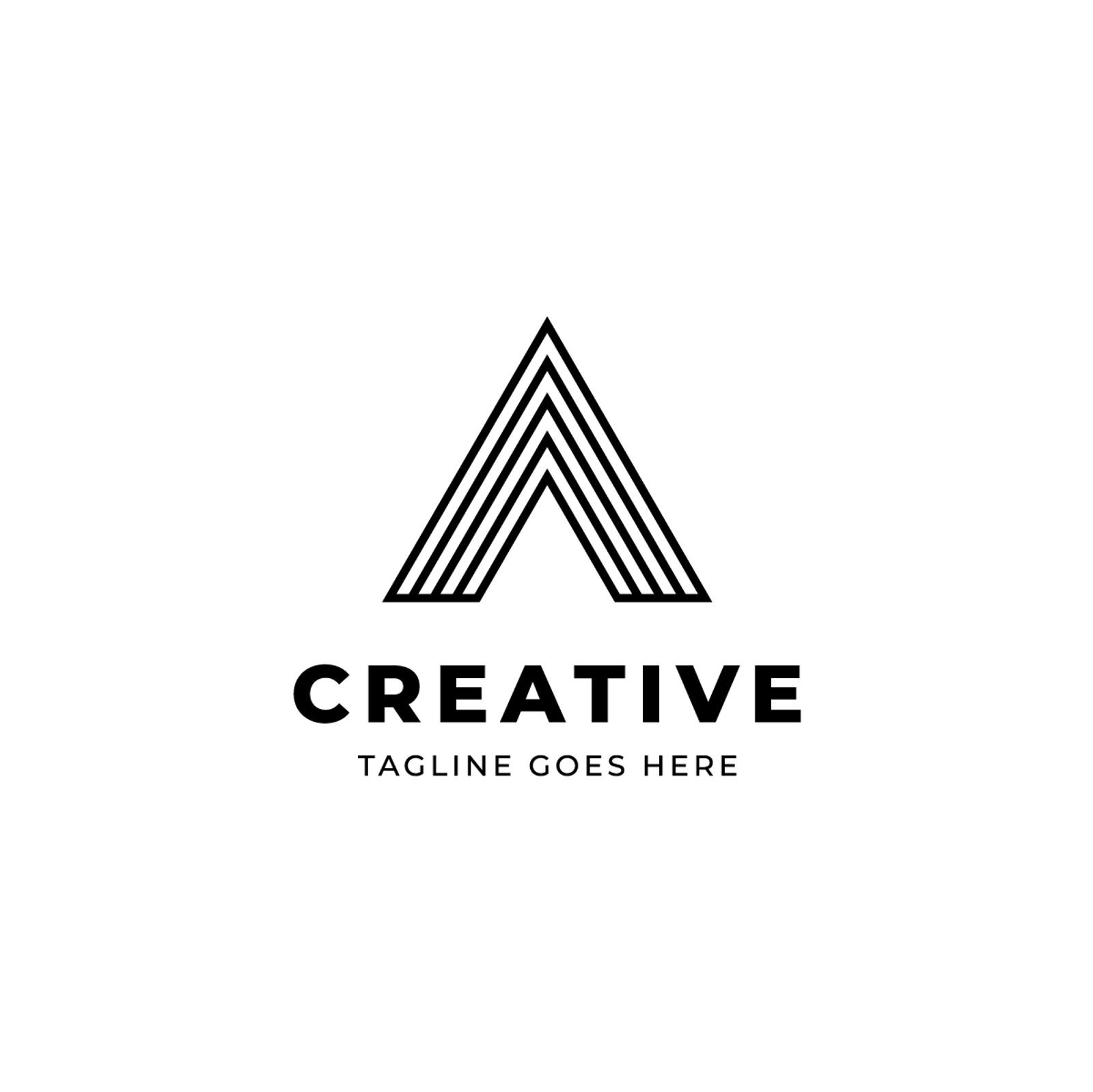 A Letter Logo Template | Perfect For Many Kinds Of Creative Businesses ...