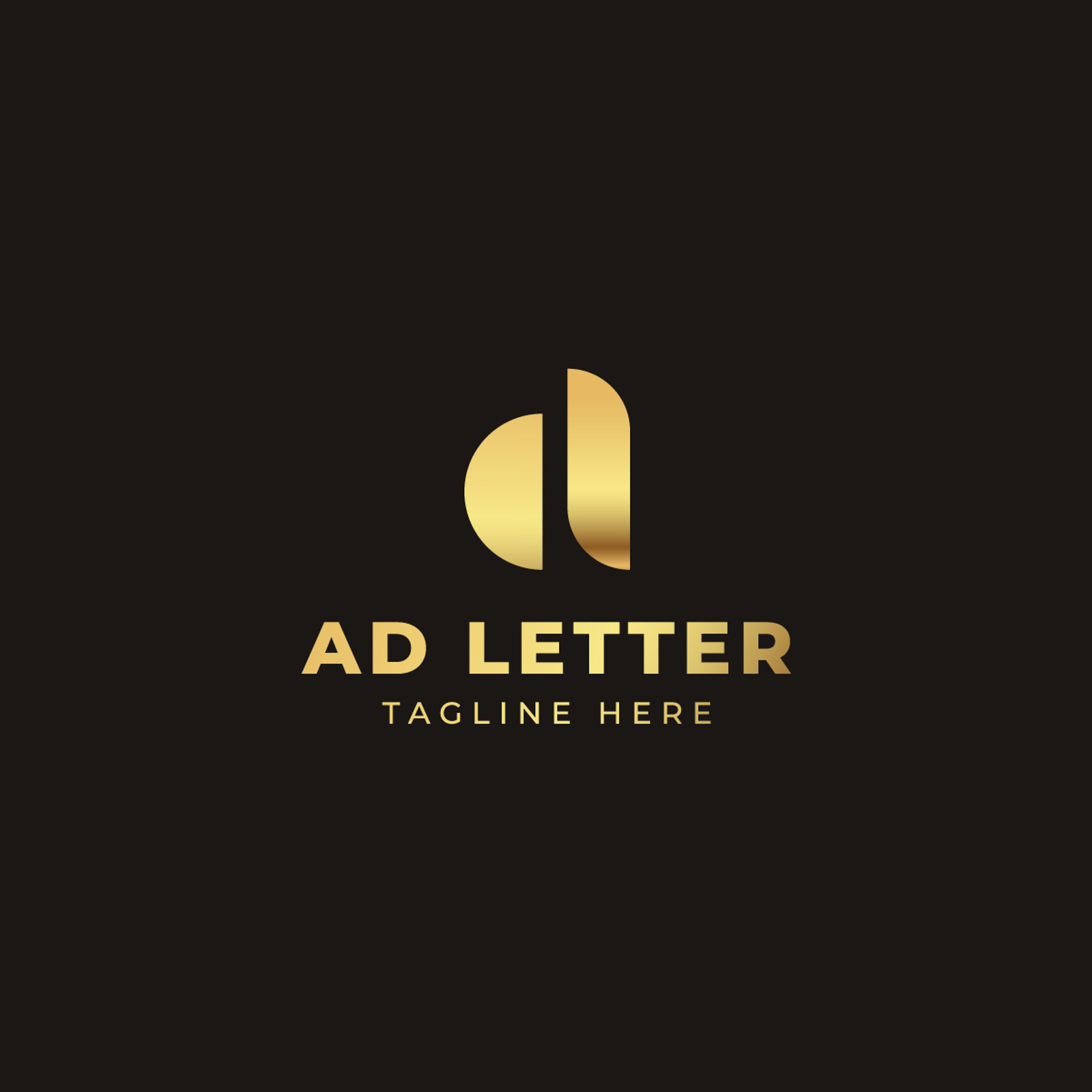 AD Letter Logo Template | Letter AD #204963 - TemplateMonster