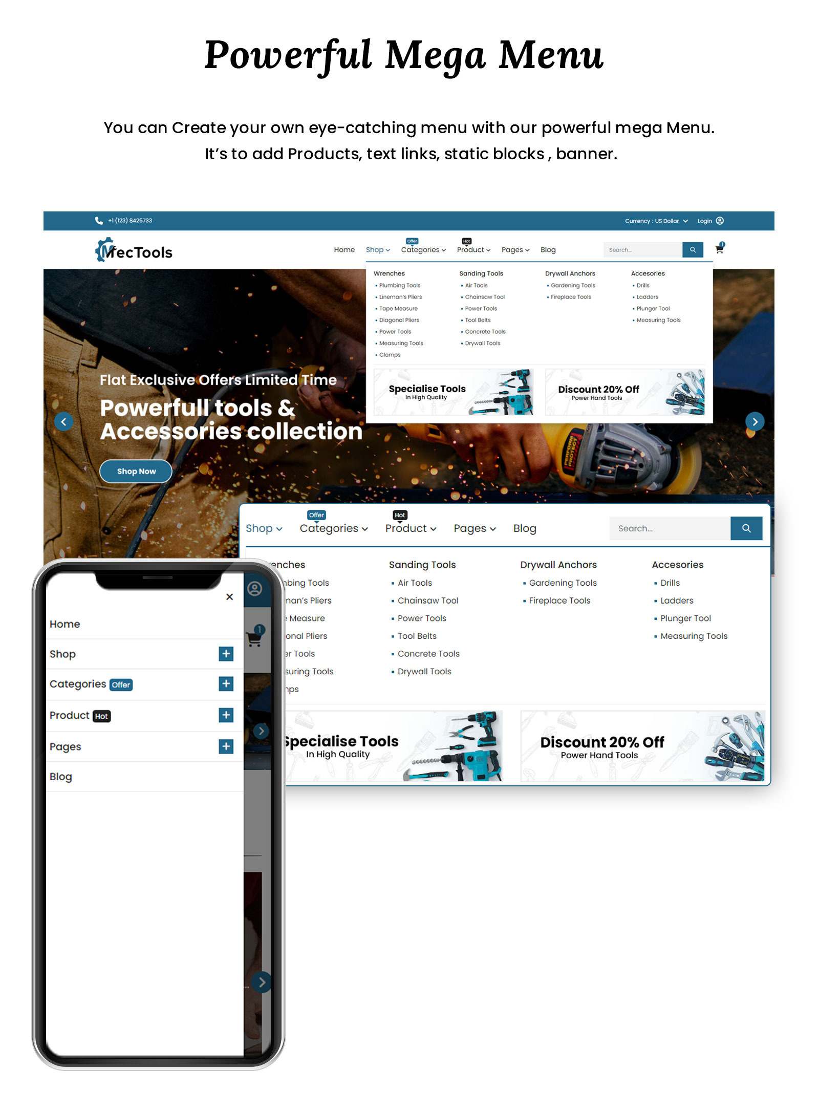 MecTools - The Ultimate Mechanical Tools HTML Web Template