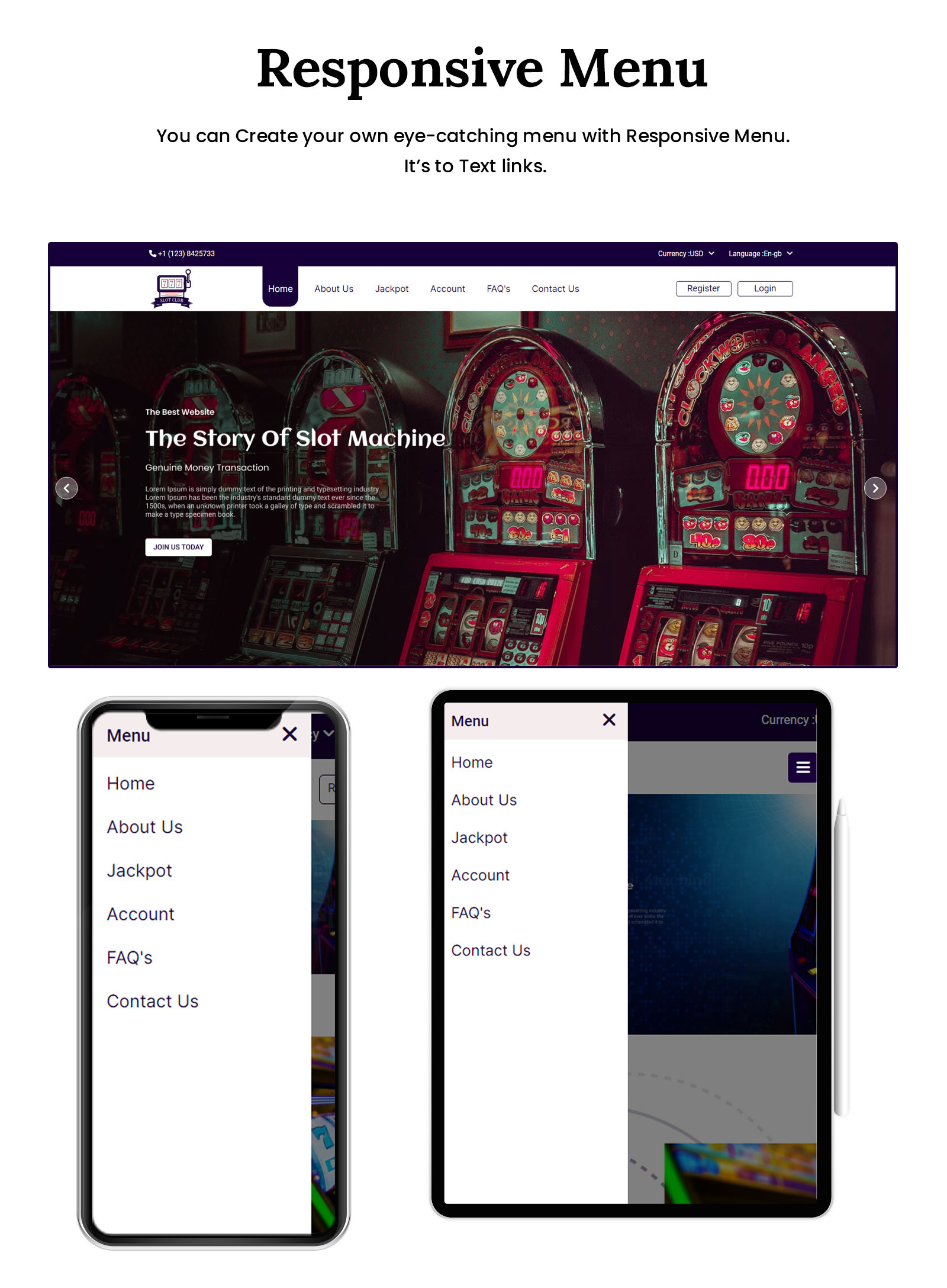 SlotClub - Premium HTML Template for Slot Machine Gaming Sites