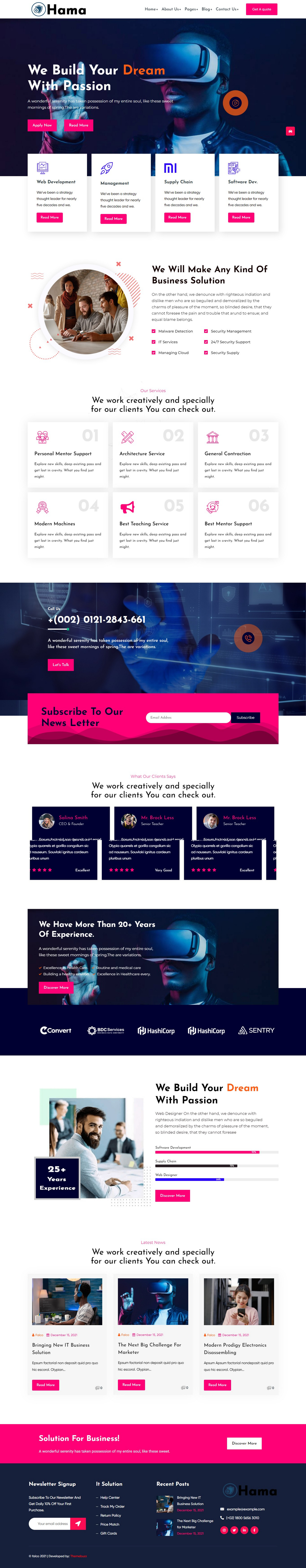 Falco - IT Solutions & Technology WordPress Theme