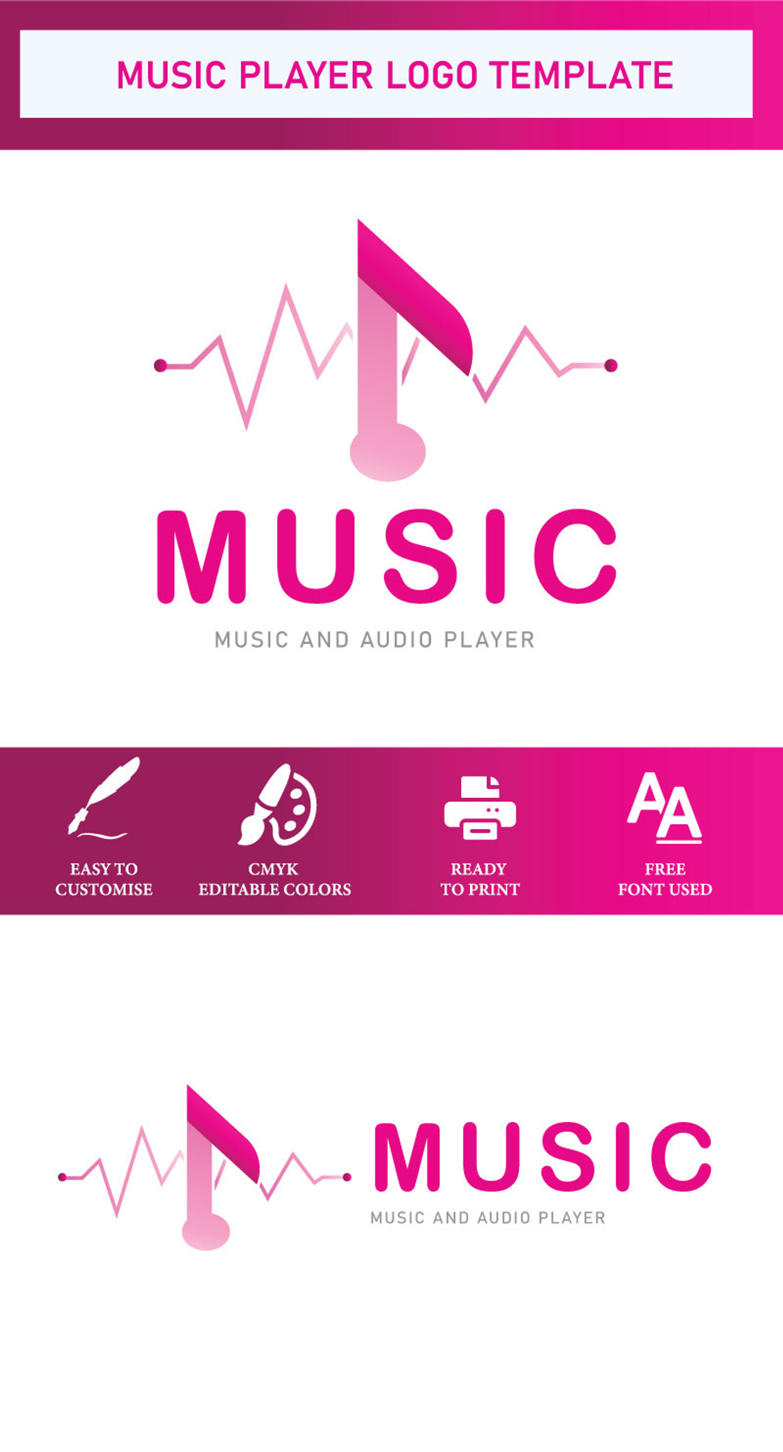 Creative Music Logo Template - Music Logo - TemplateMonster