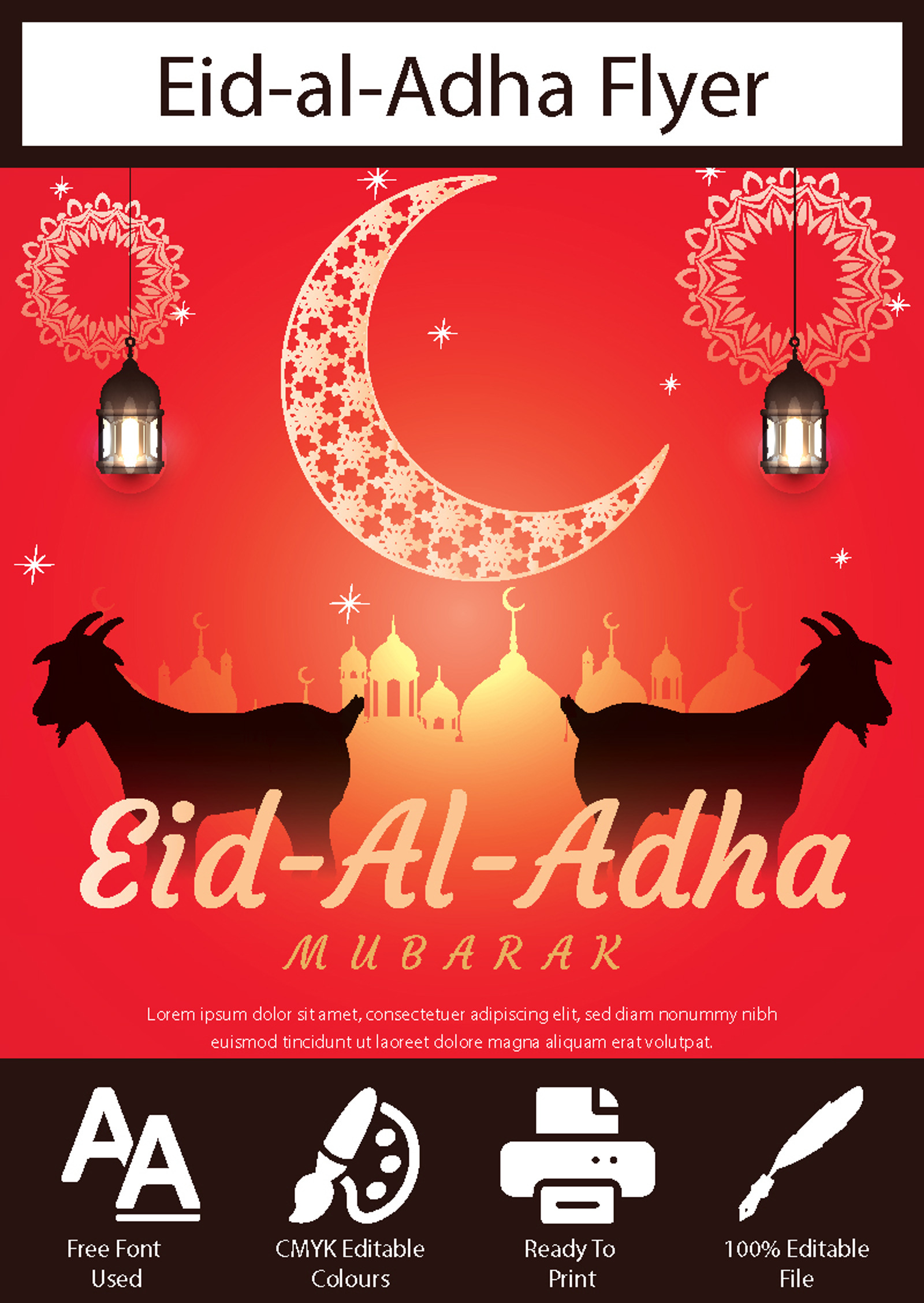 Eid-Al-Adha Template - Bakra Eid Template - TemplateMonster
