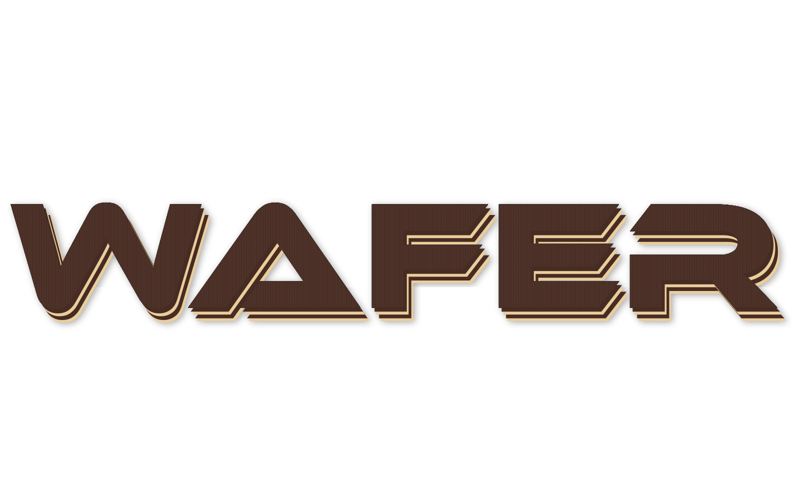 Premium Wafer | Realistic Wafer Text Style | Wafer Editable Vector Text ...