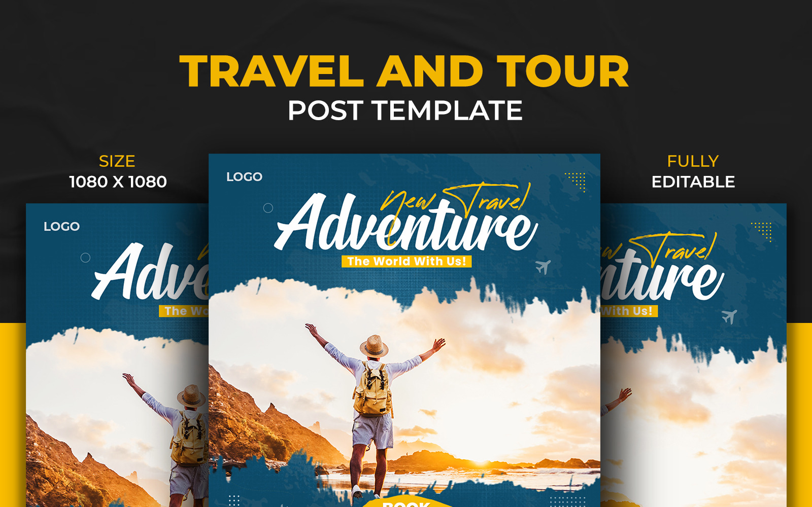 Adventure Travel Tours Dream Destination Instagram And Facebook Post ...
