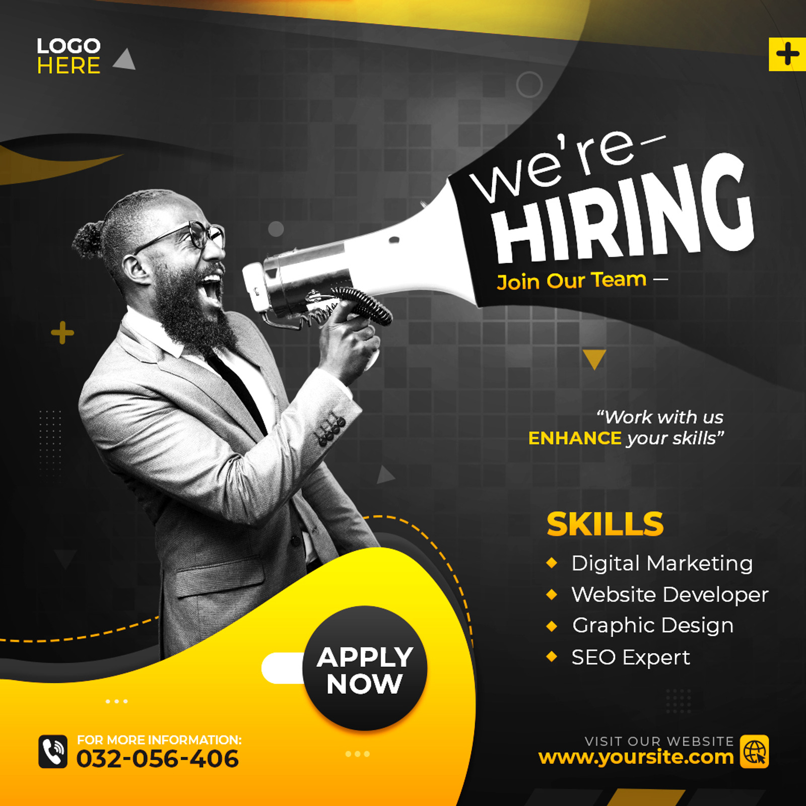 We Are Hiring Job Position Social Media Instagram And Facebook ...