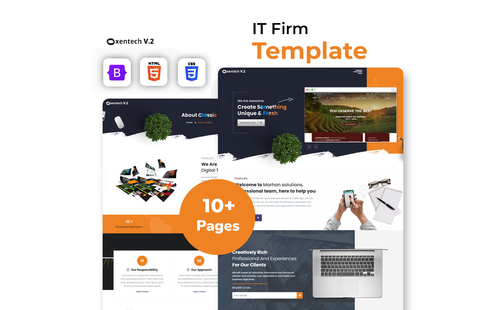 Oxentech V.2 - Web Design and Development Agency HTML5 Website Template