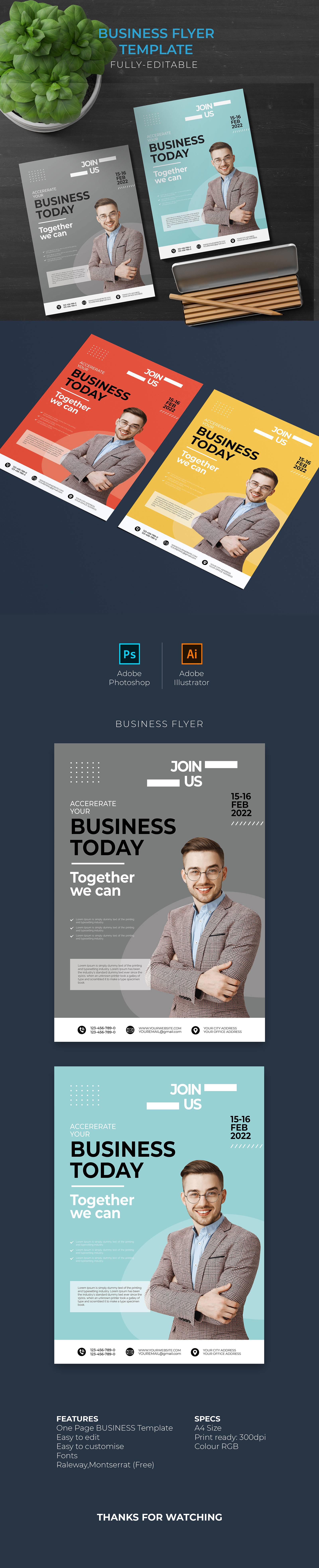 Professional Business Flyer Templates - TemplateMonster