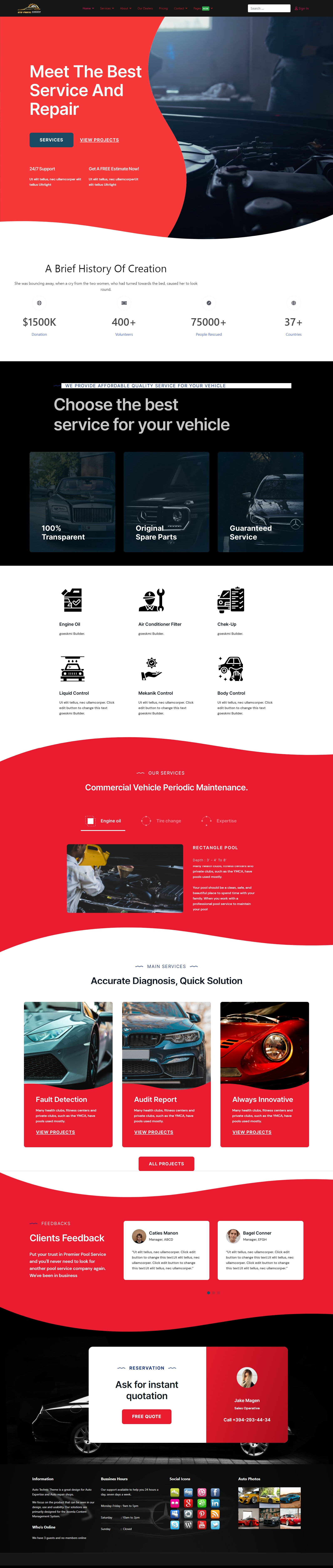 JL Mecanic Auto Service and Oto Expertiz Joomla5 Template