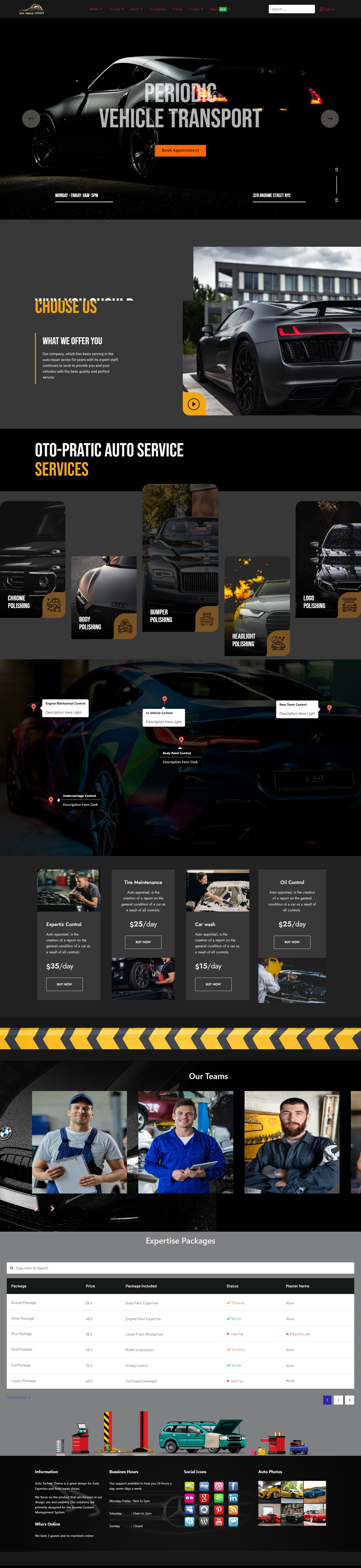 JL Mecanic Auto Service and Oto Expertiz Joomla5 Template