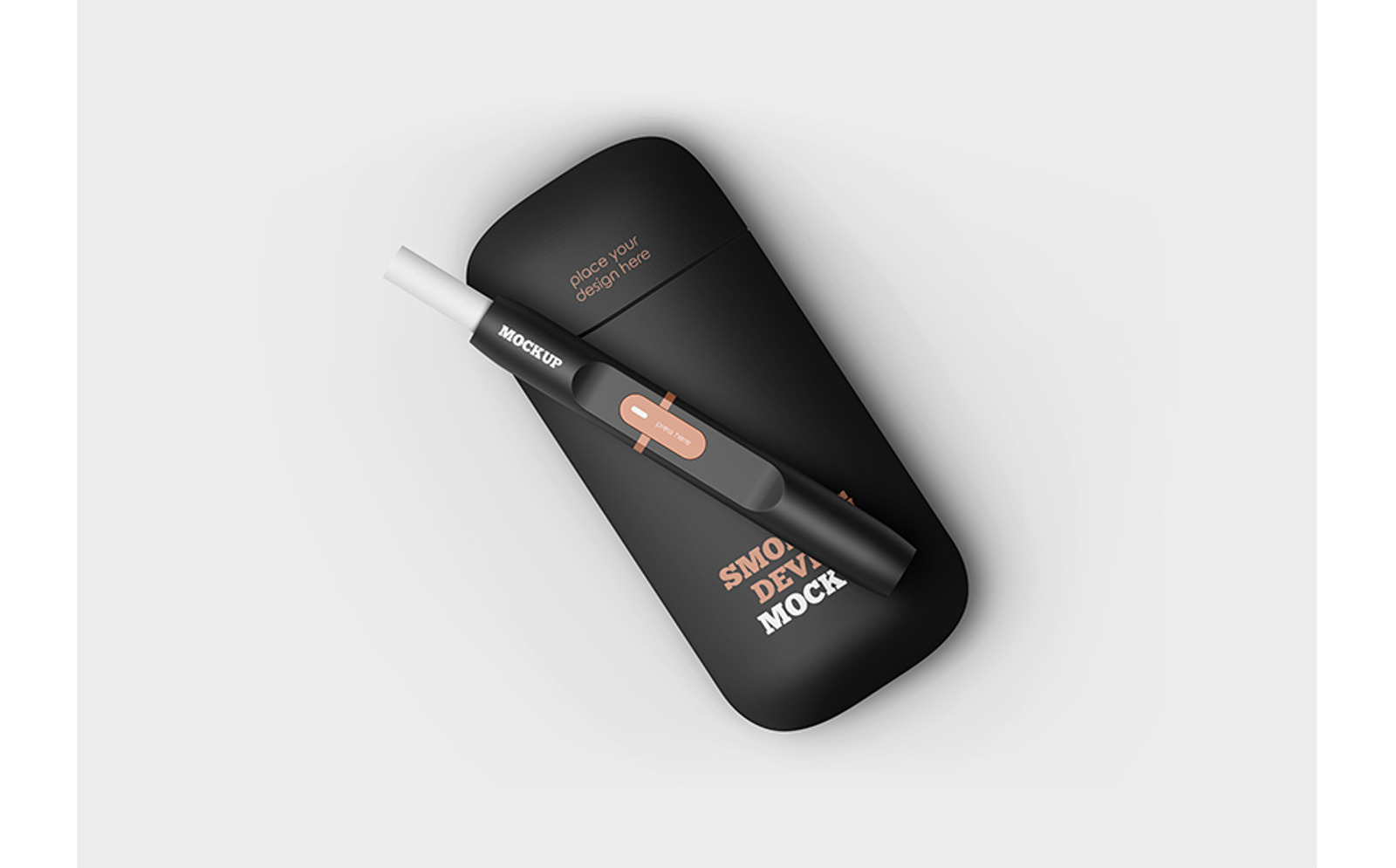 Matte Smoking Device Mockup #222689 - TemplateMonster