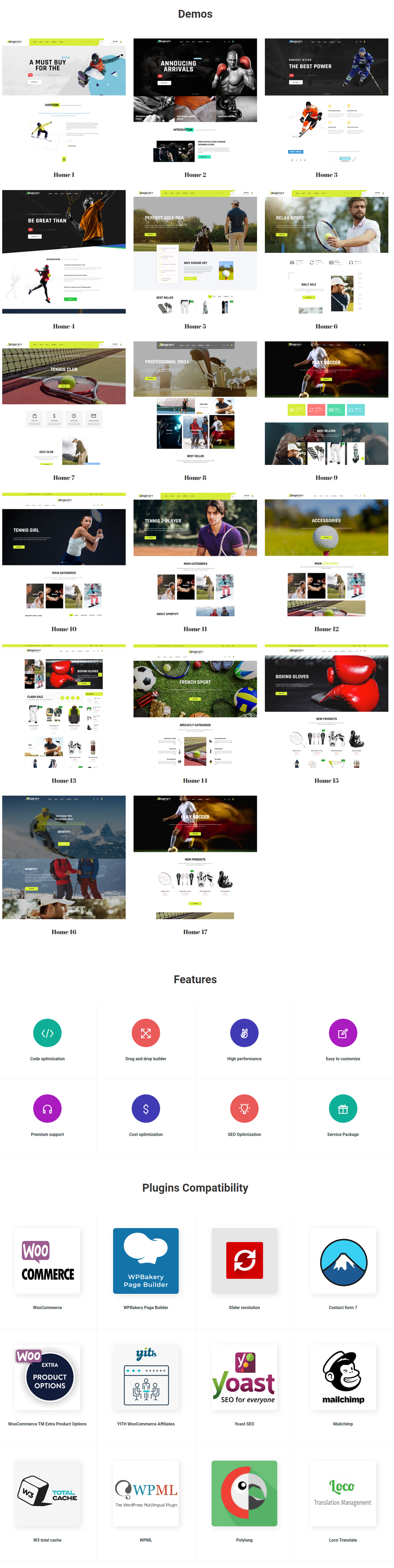 Sportify – Elementor Sports & Gym WordPress theme