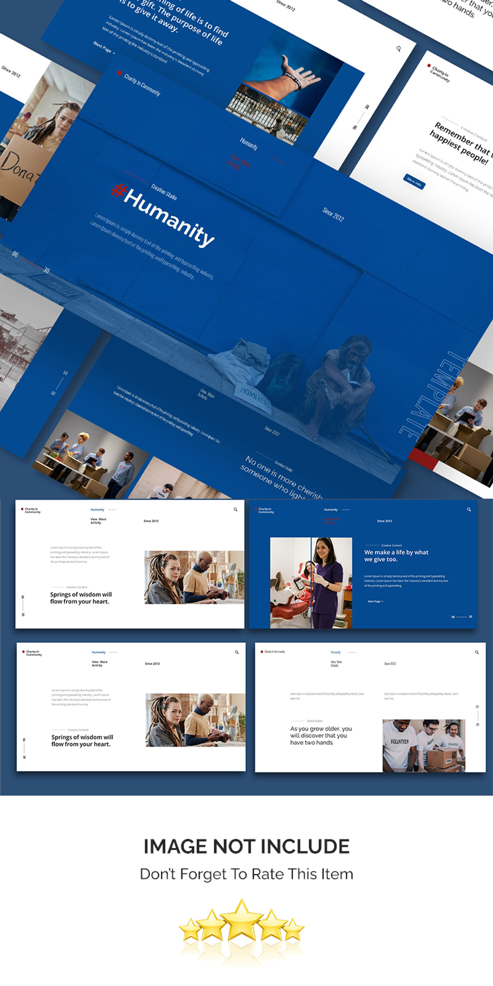 Social Humanity Powerpoint Presentation Template