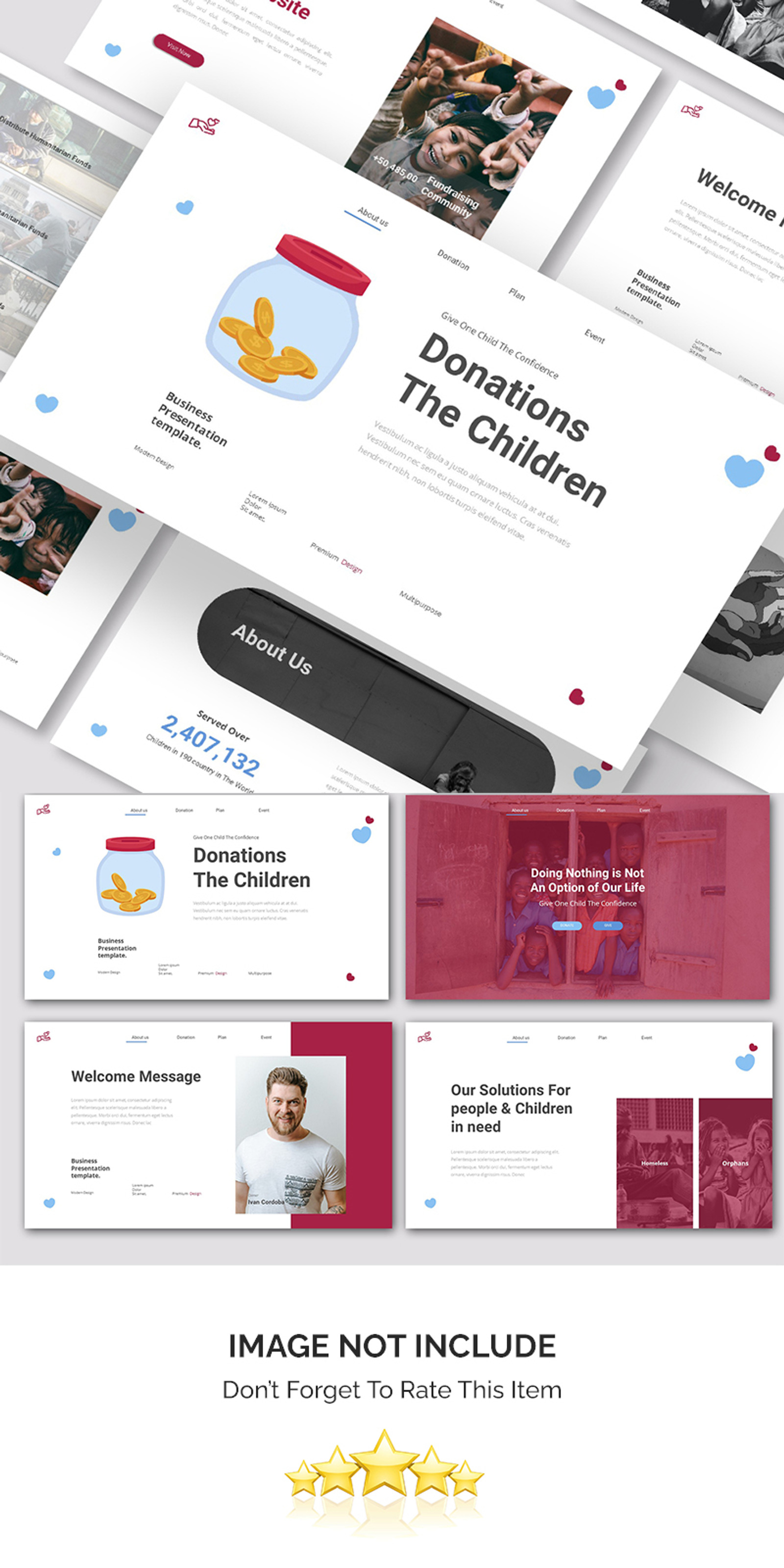 Charity & Donations Google Slides Template