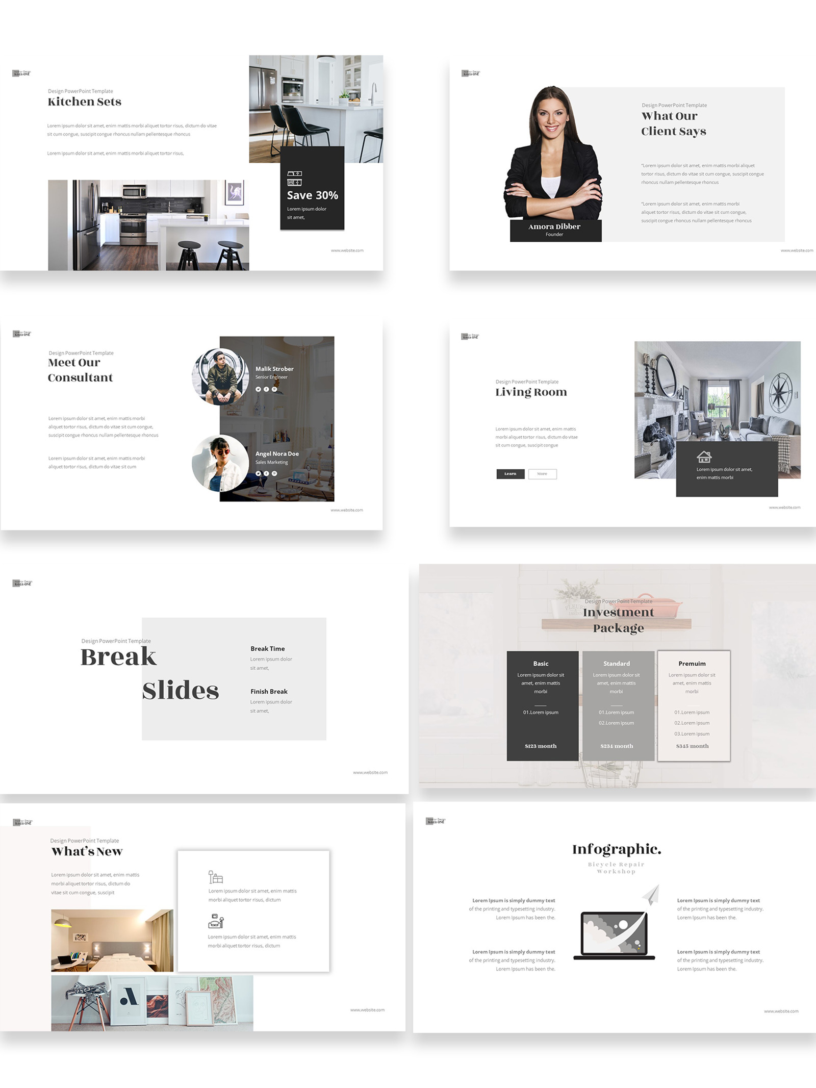 Koza One Powerpoint Template #379434 - TemplateMonster