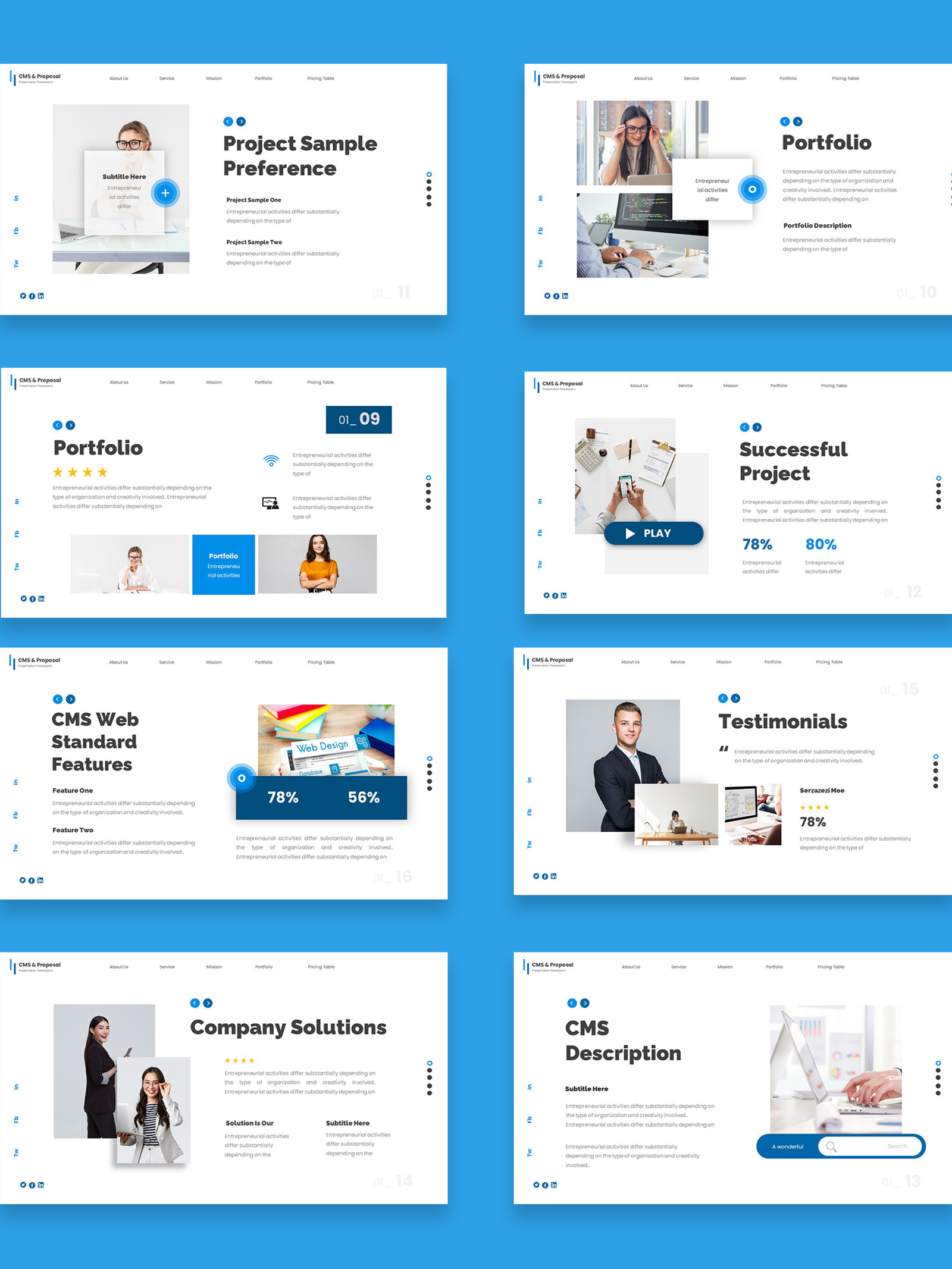 Content Management System And Proposal Powerpoint