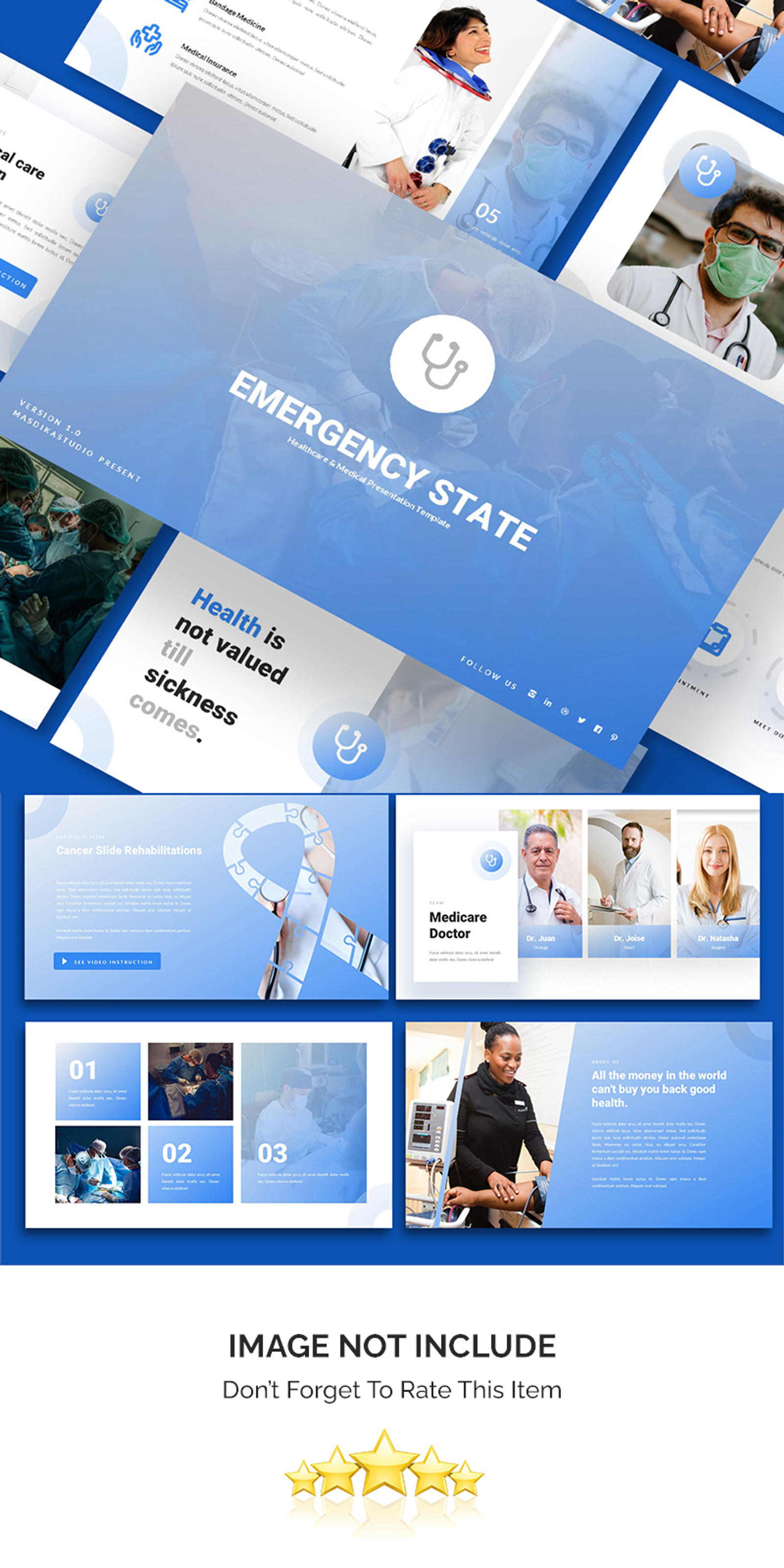 Emergency State Google Slides Template - TemplateMonster