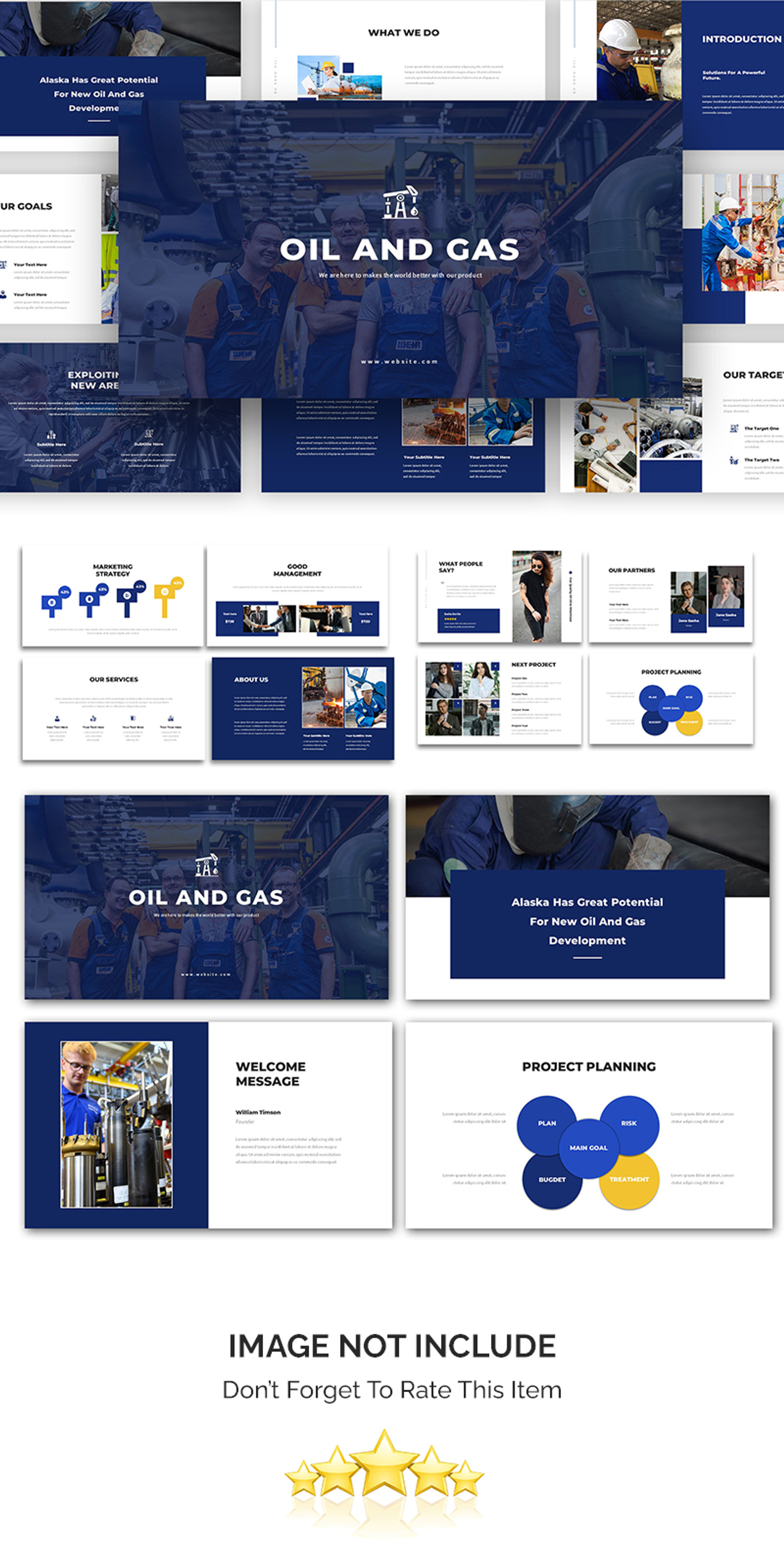 Oil & Gas Powerpoint Template #370358 - TemplateMonster