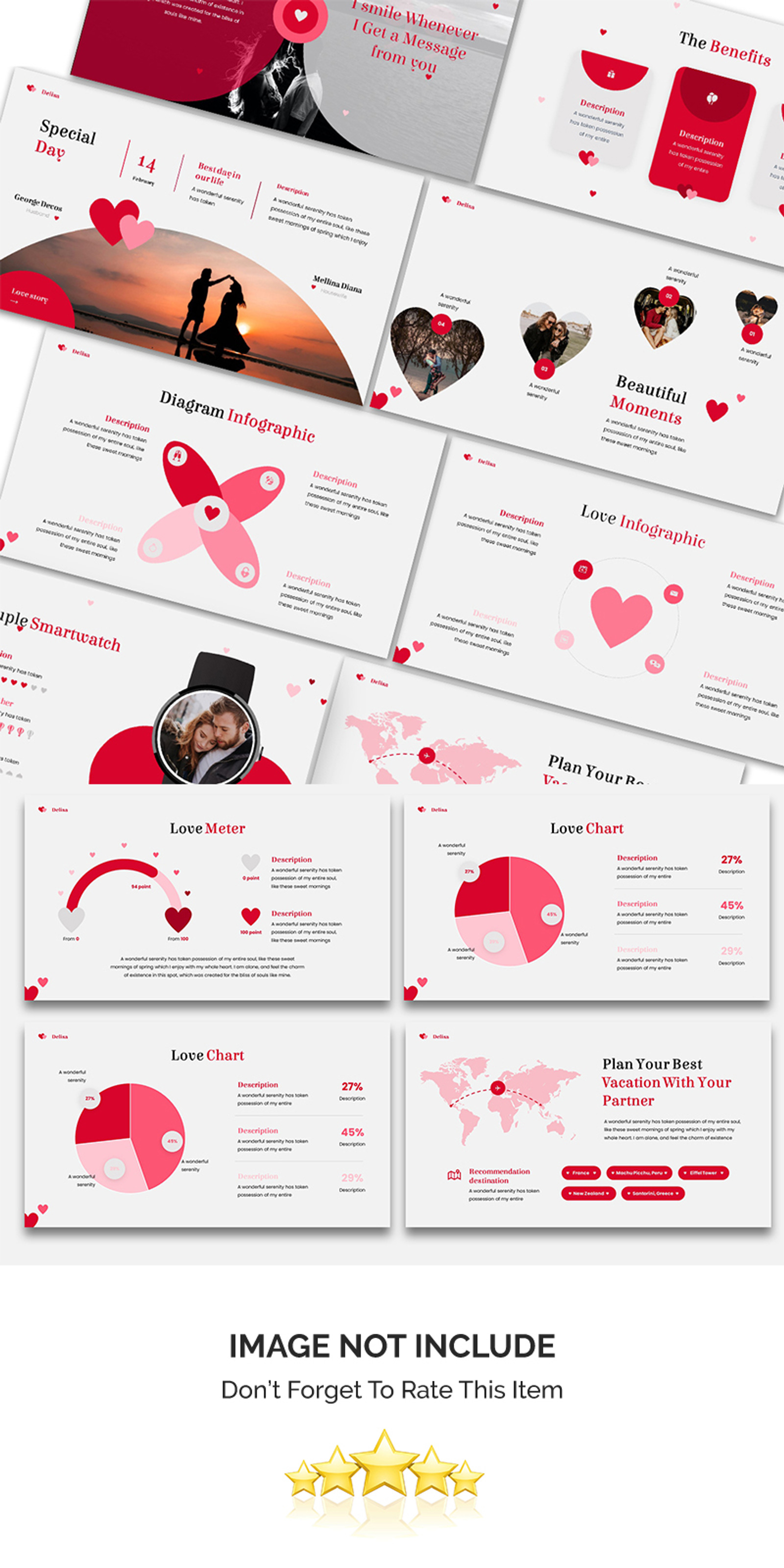 Delisa Valentine Google Slides Template - TemplateMonster