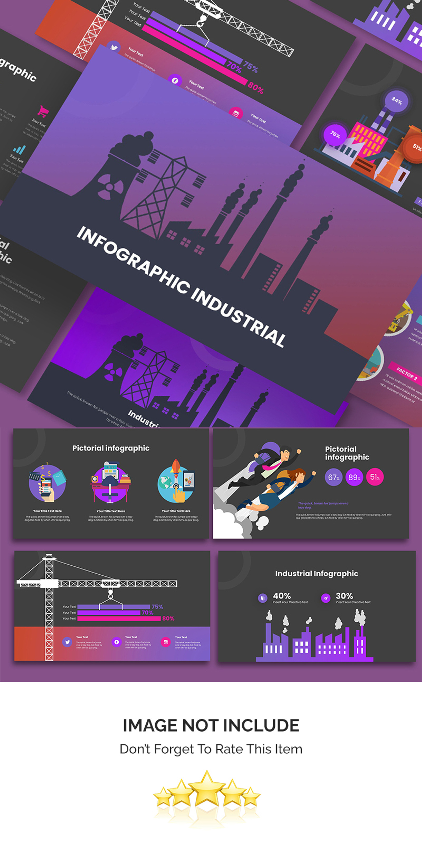 Factory Infographic Powerpoint Template - TemplateMonster