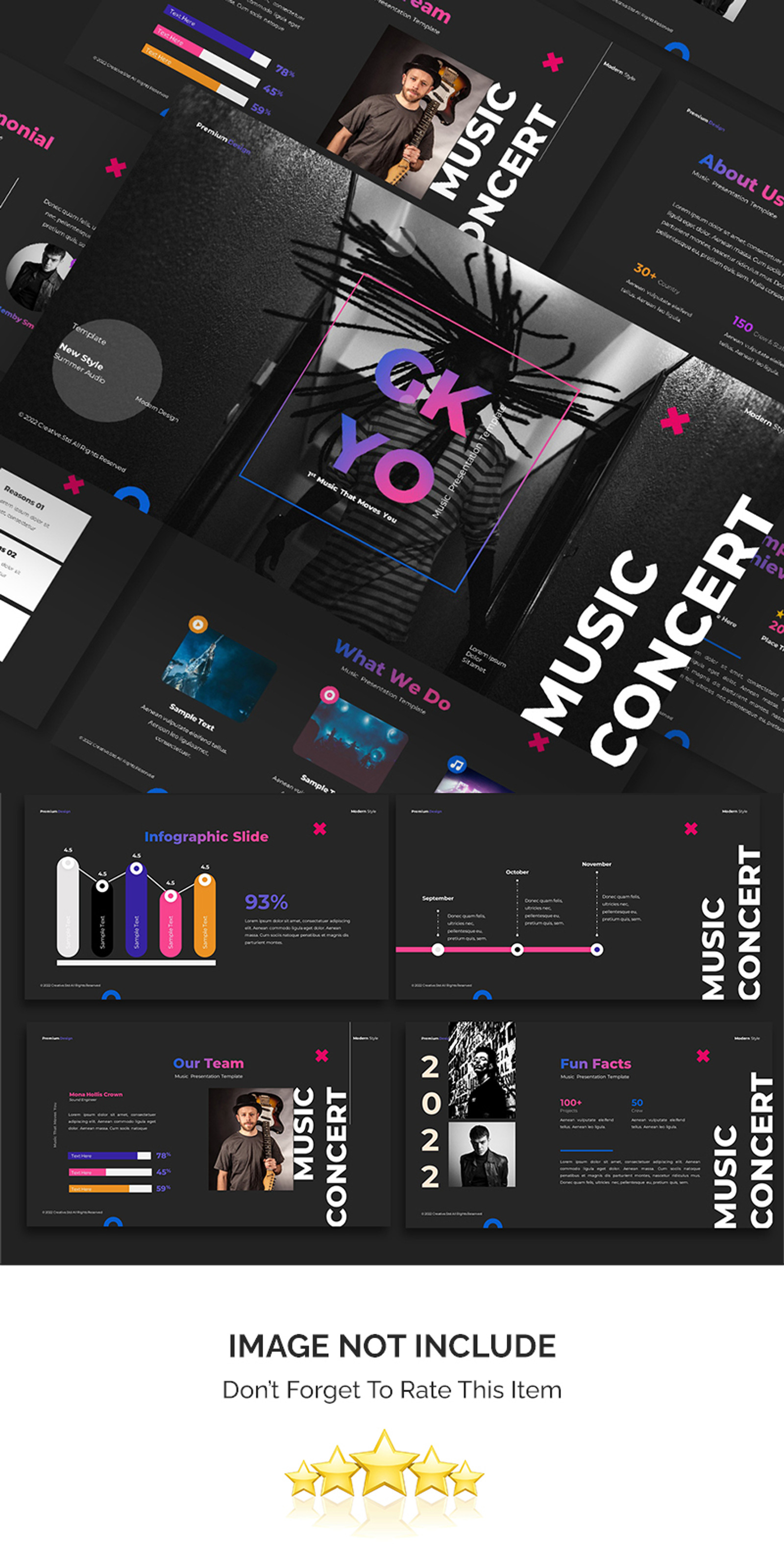 Gkyo Concert Music Google Slides Template - TemplateMonster