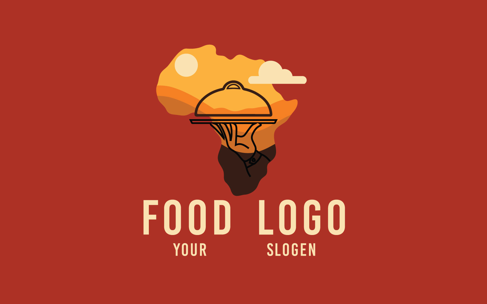Map Food Logo Design Template #325984 - TemplateMonster