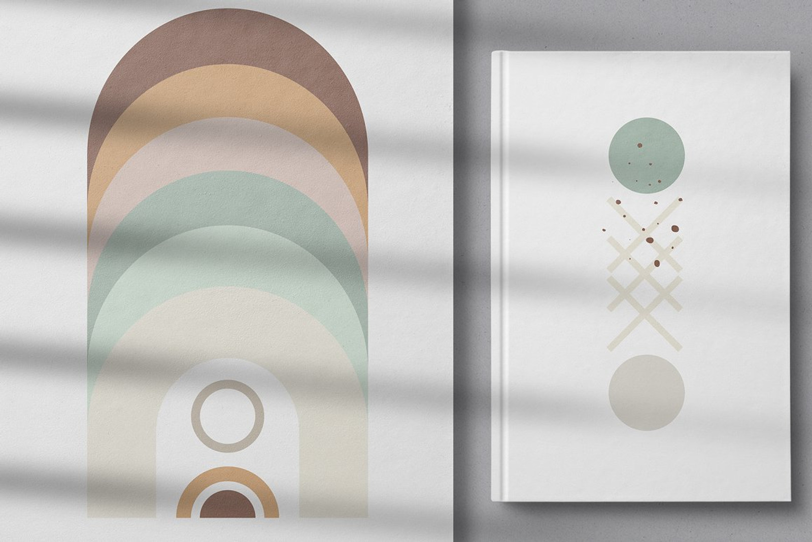 100 shapes Abstract Simple geometry Icon Sets