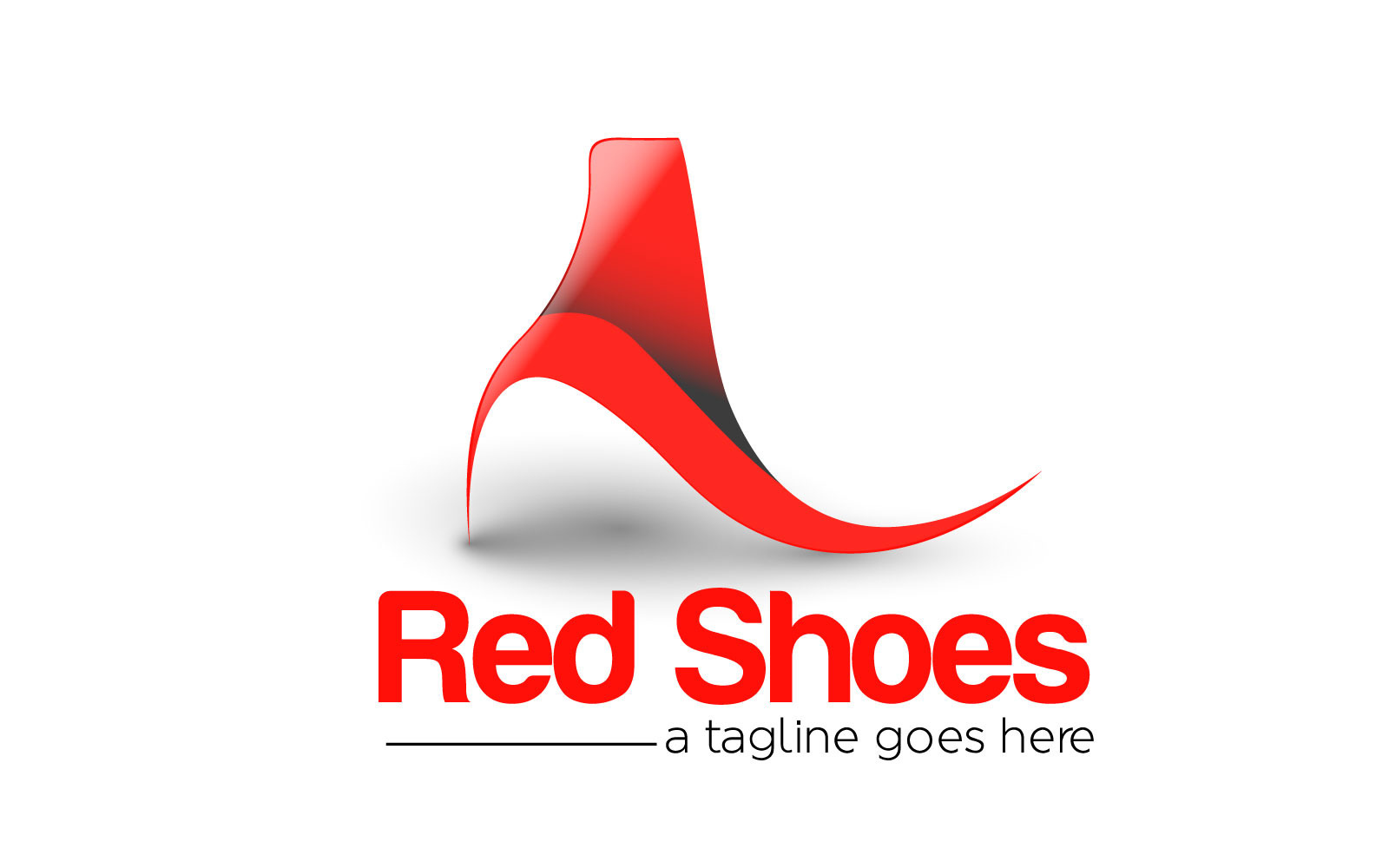 Red Shoes-branding-identity logo #277549 - TemplateMonster