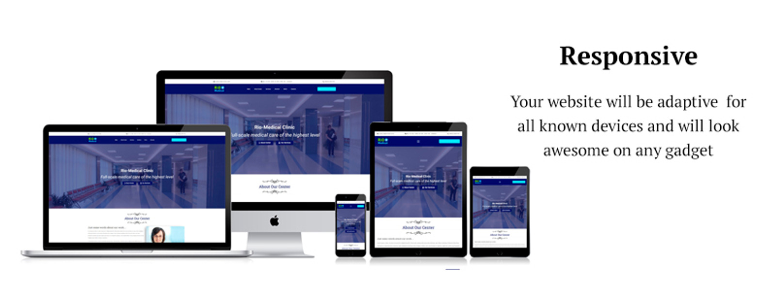 Rio-Medical - Medical Center Landing Page WordPress Theme